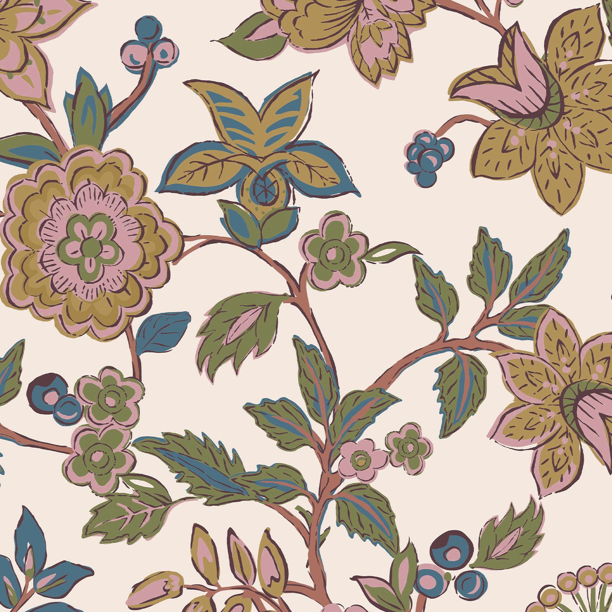 Joules Sophisticated Country Cream & Multicolour Floral Patterned ...