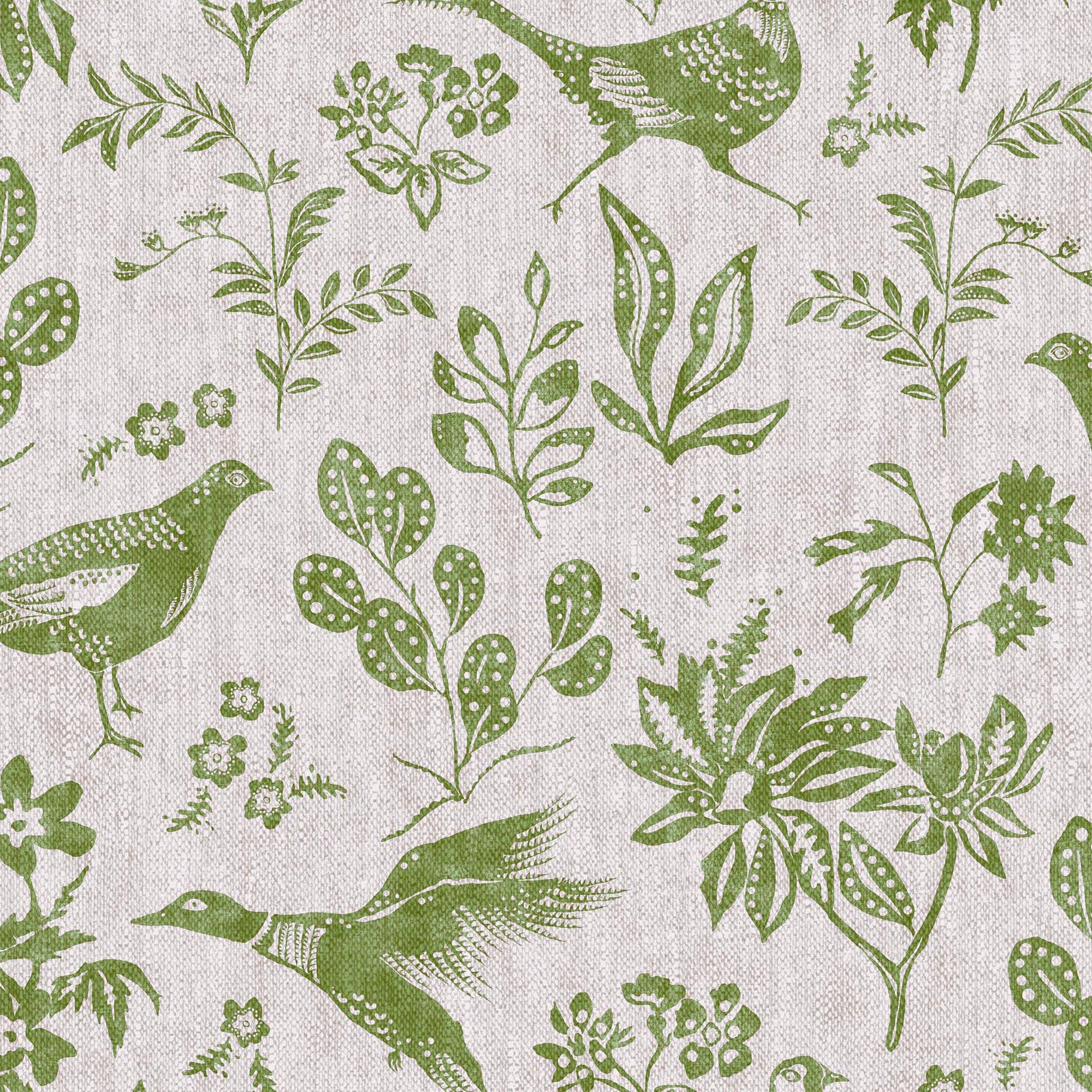 Joules Sophisticated Country Linen/Green Pheasant Patterned Smooth ...