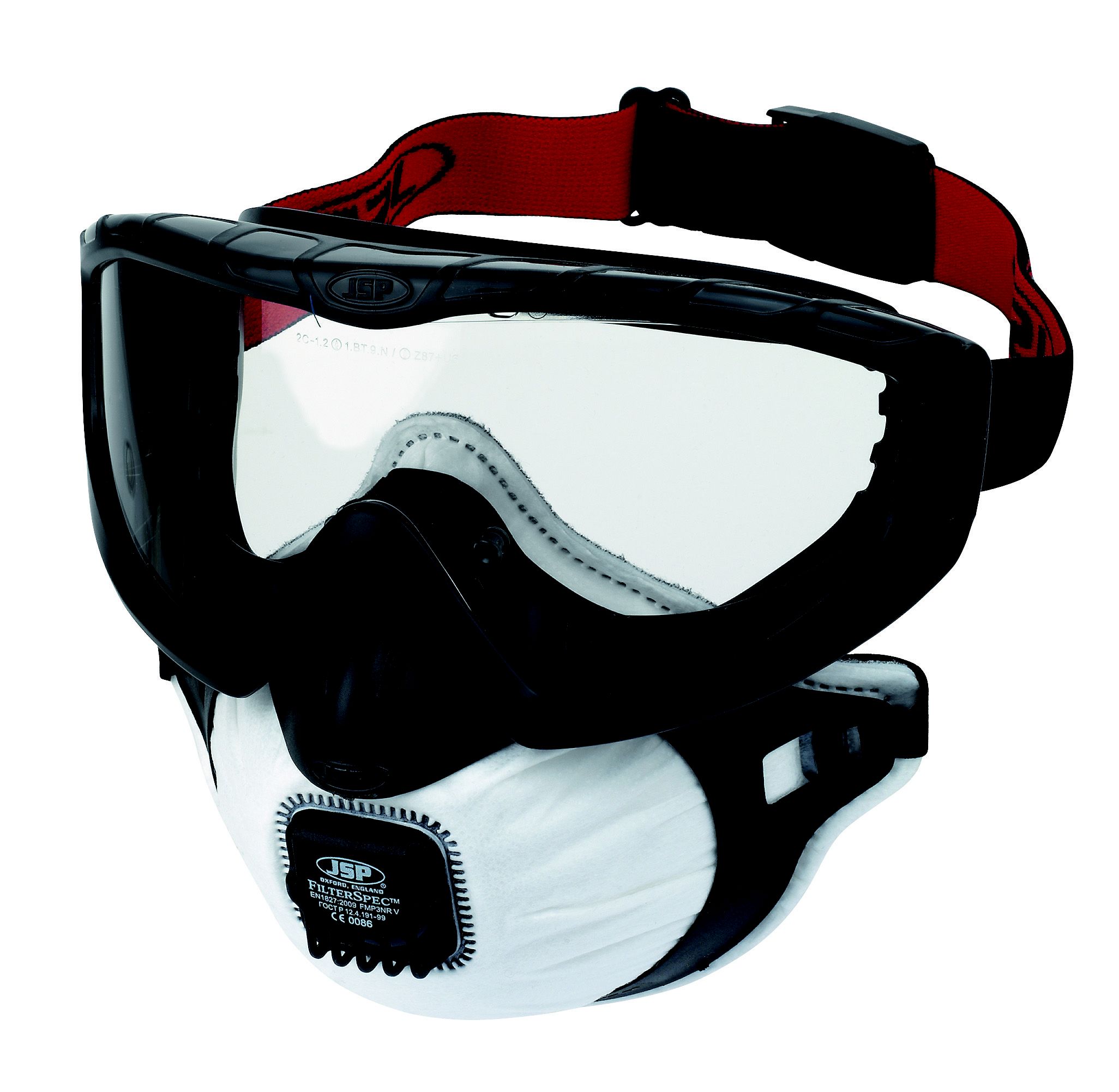 JSP Reusable eye & respiratory combi kit Filterspec® Pro with FFP3 Mask ...