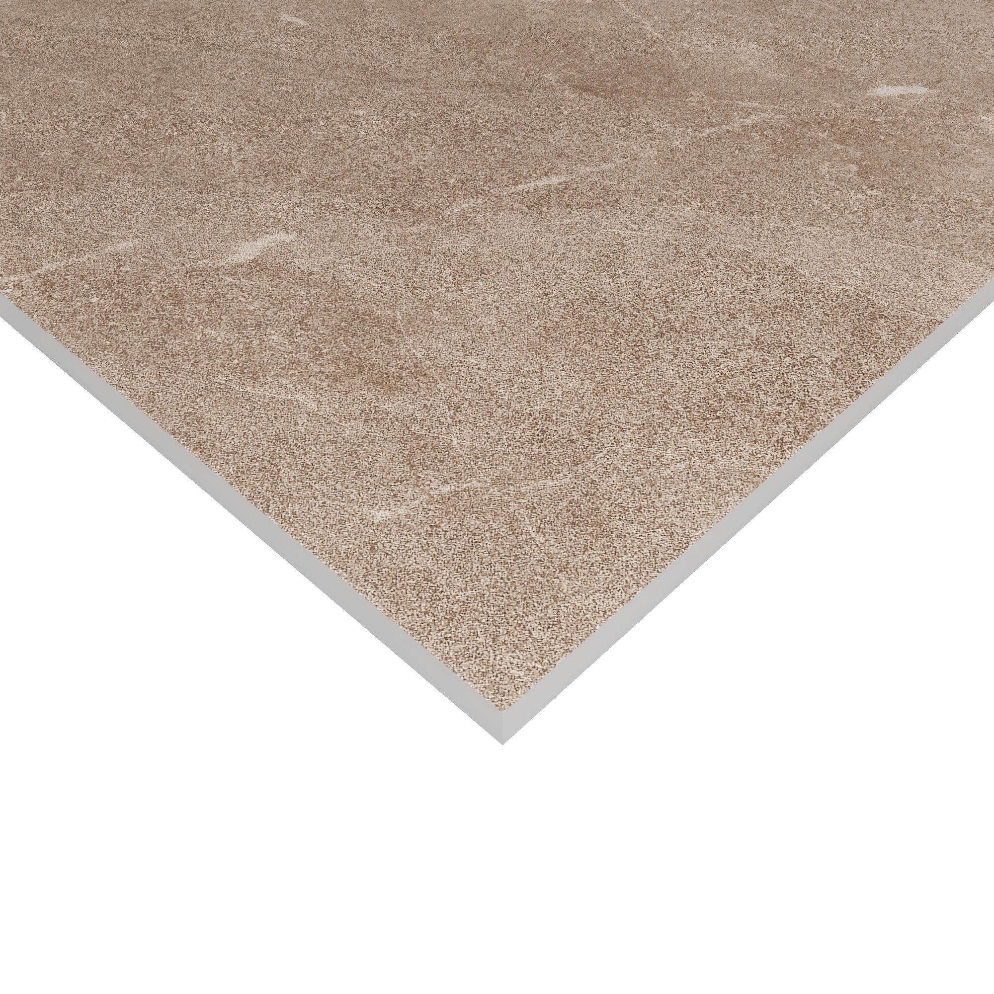 Kale Bodo Beige Matt Stone effect Porcelain Indoor & outdoor Wall ...