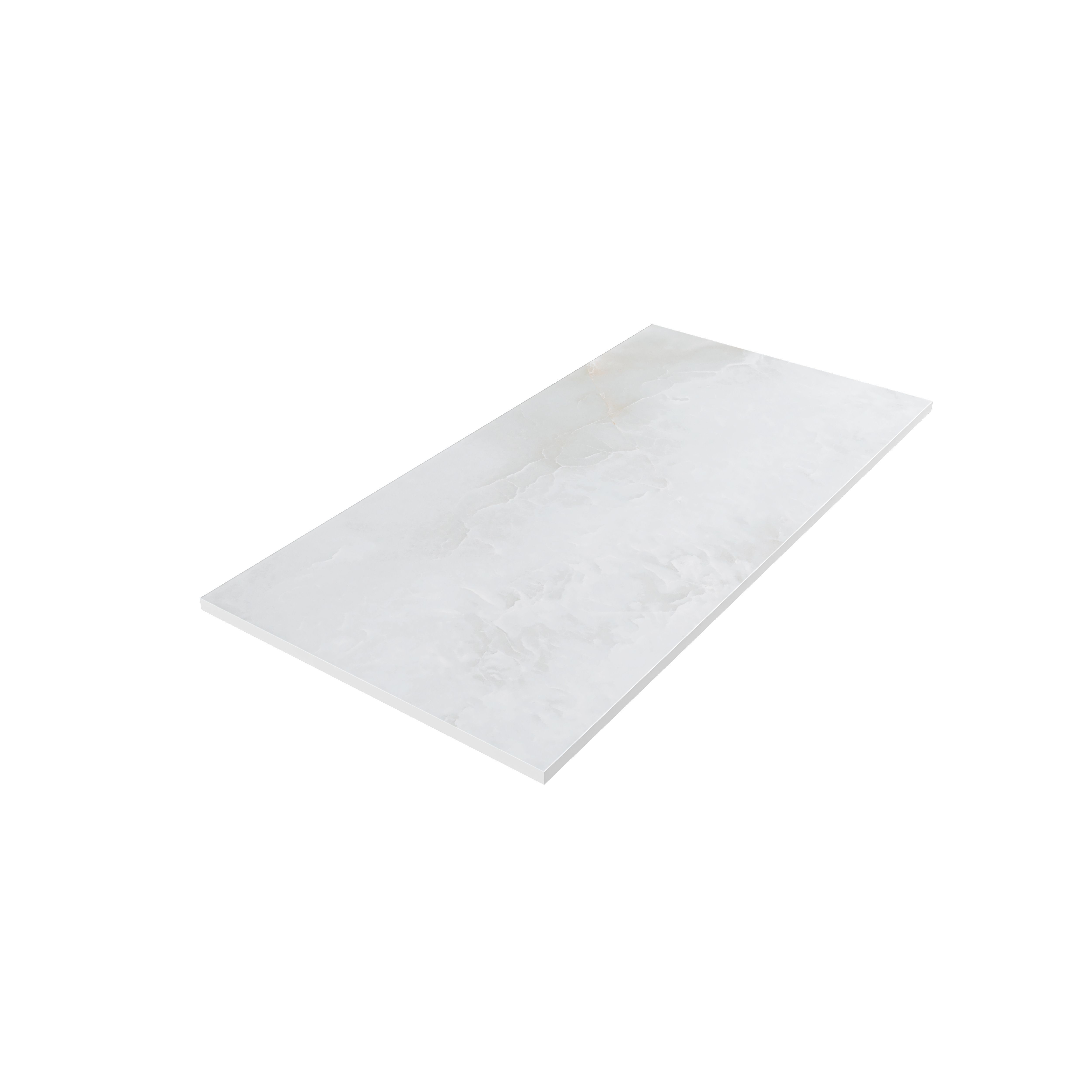 Kale Onyx Pearla High gloss Marble effect Ceramic Indoor Wall tile ...