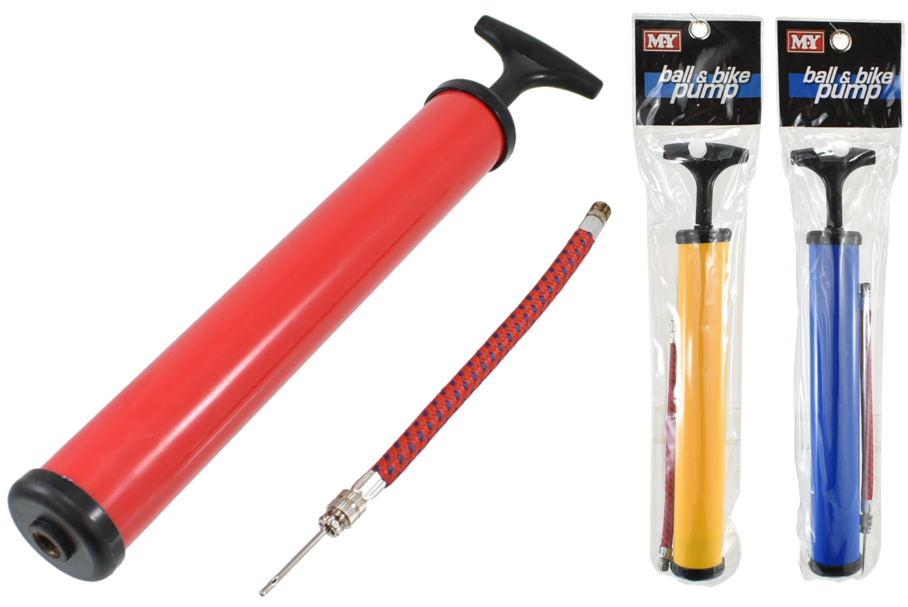 KandyToys Hand pump - Red, yellow & blue
