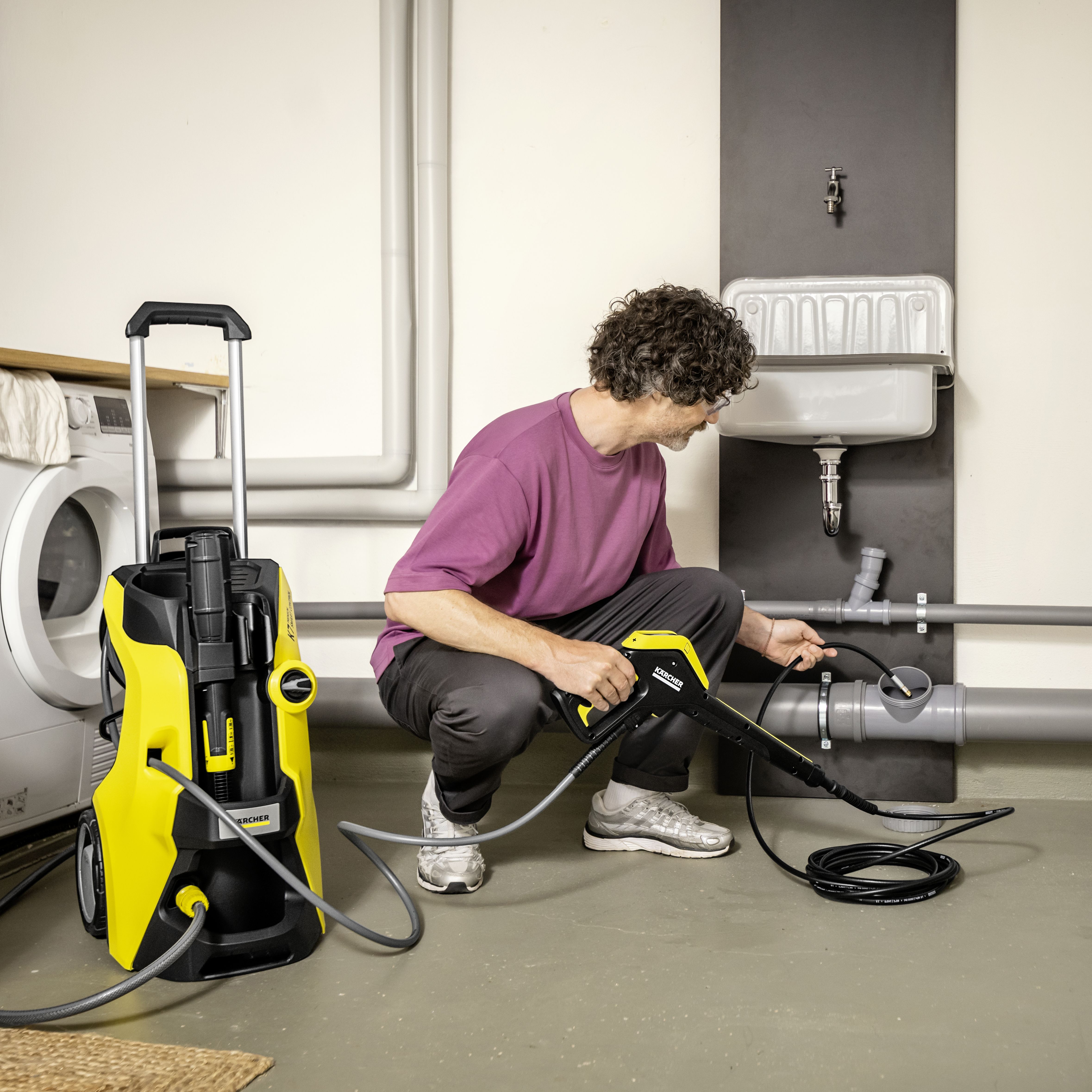 Kärcher 7.5m Pipe & drain cleaning kit