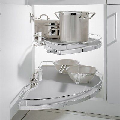 Kesseböhmer Half Corner cabinet carousel, (W)749mm