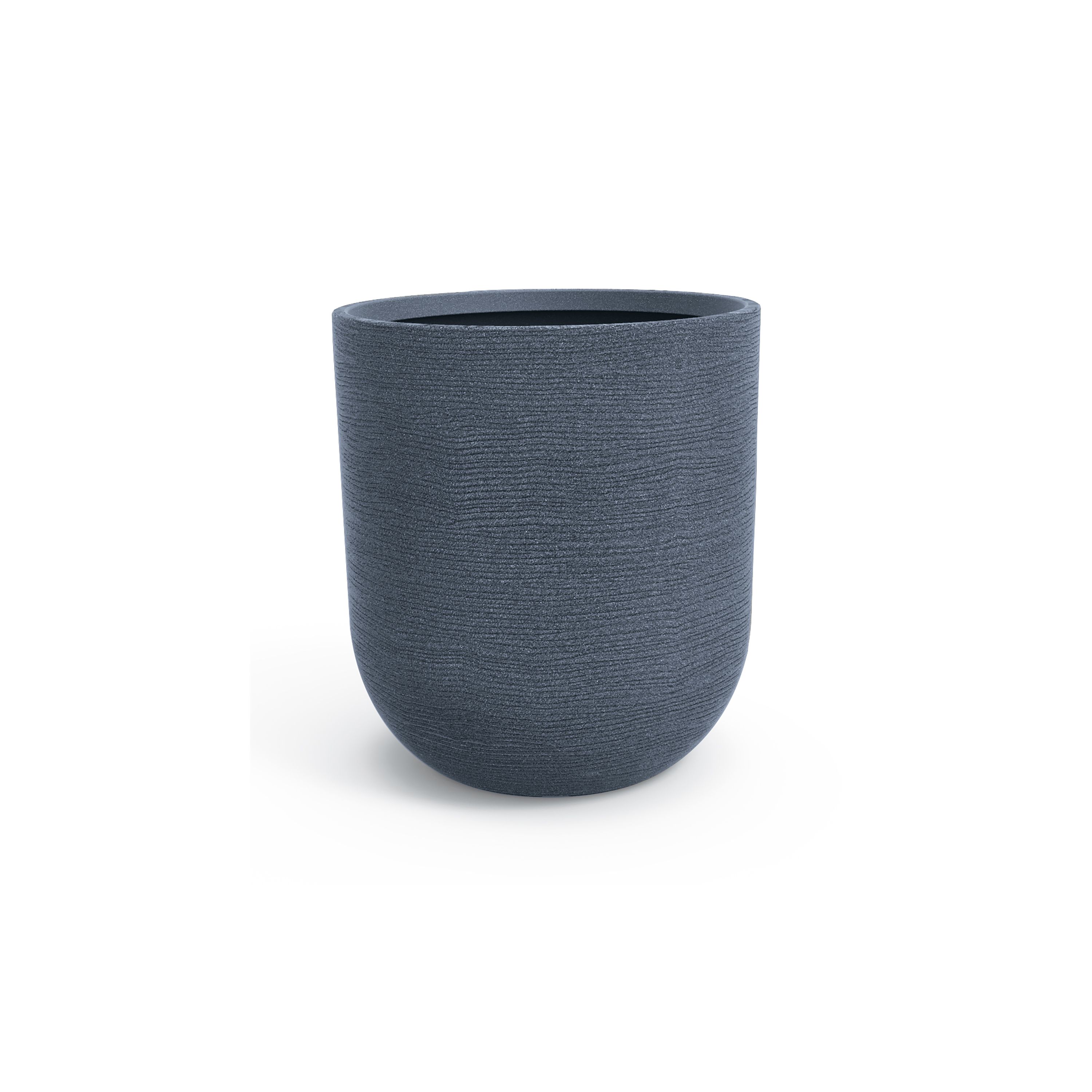 Keter Arava 126L Millstone Grey Round Planter (H)61.5cm (W)56cm
