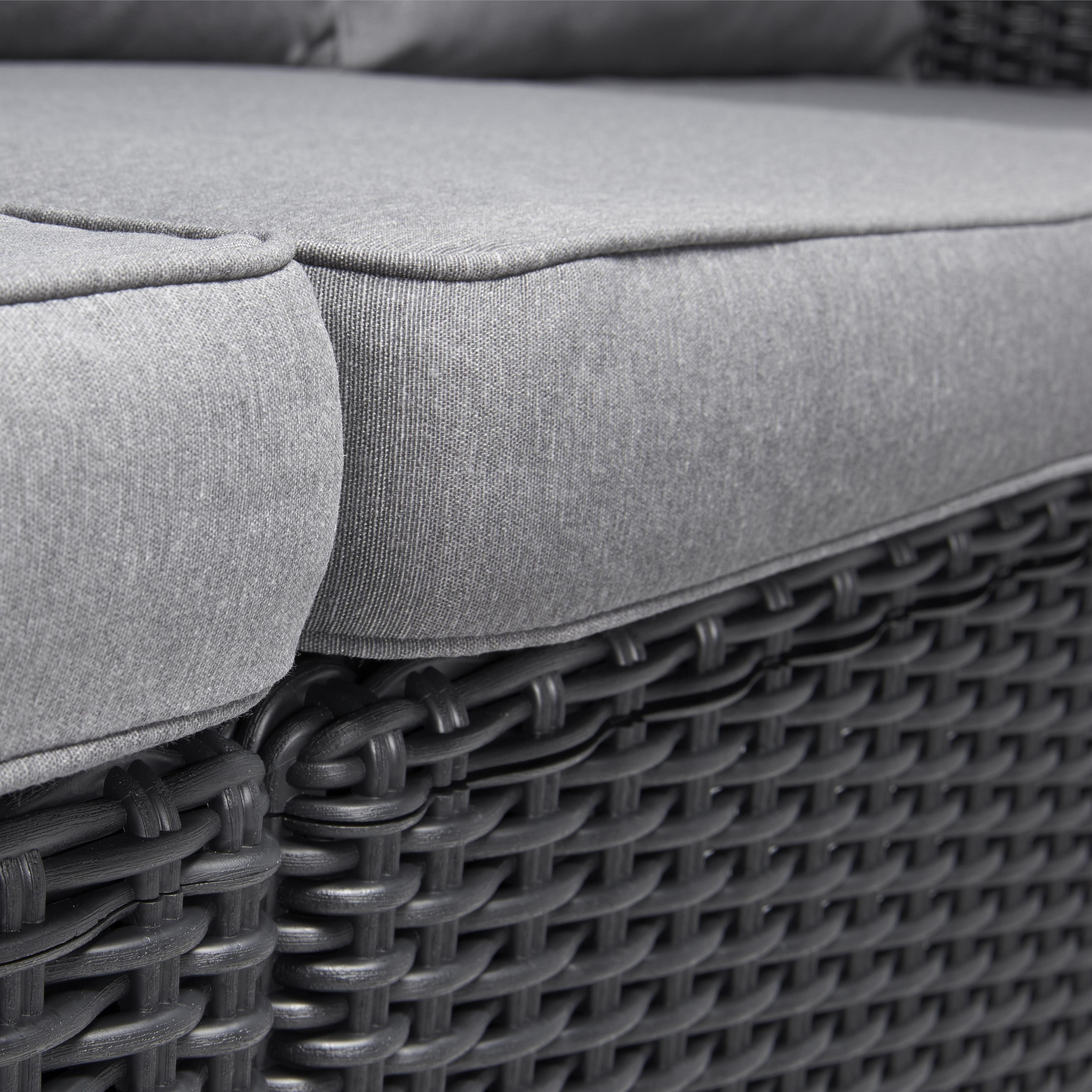 Keter California Balcony Chaise Graphite Resin 2 Seater Garden ...