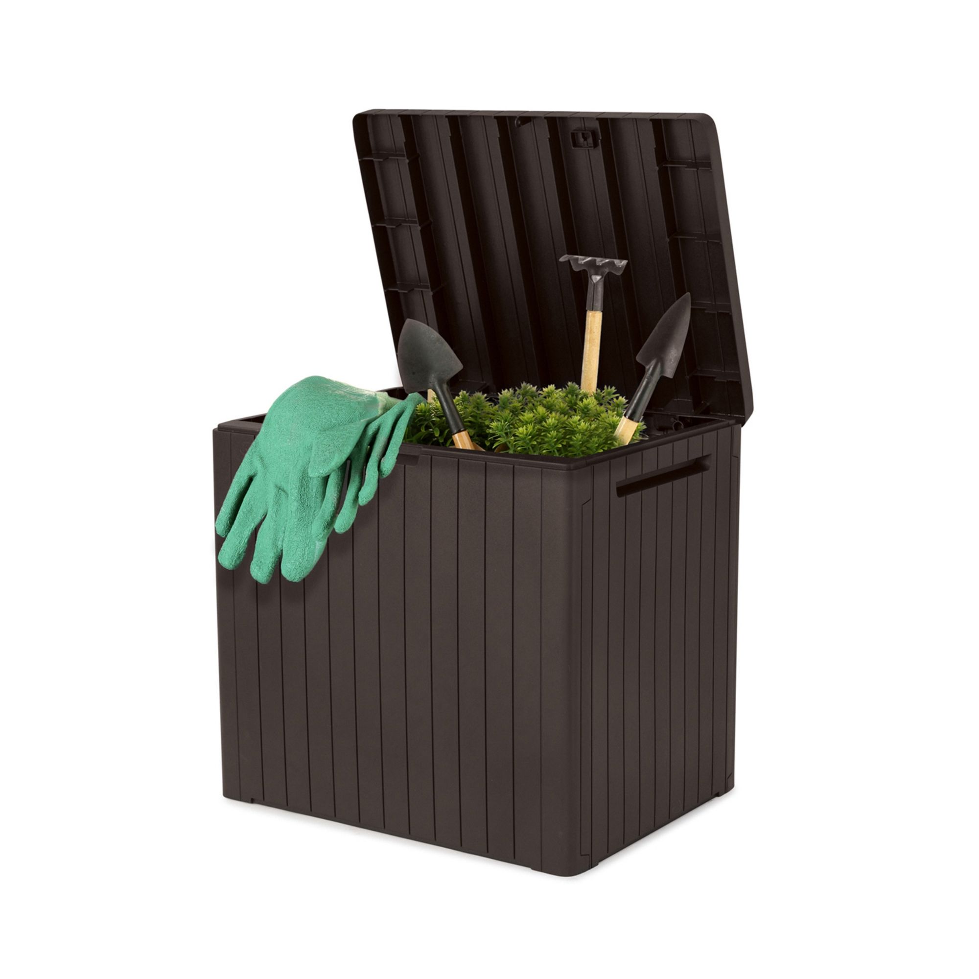 Keter City Brown 113L Garden storage box 548mm 440mm