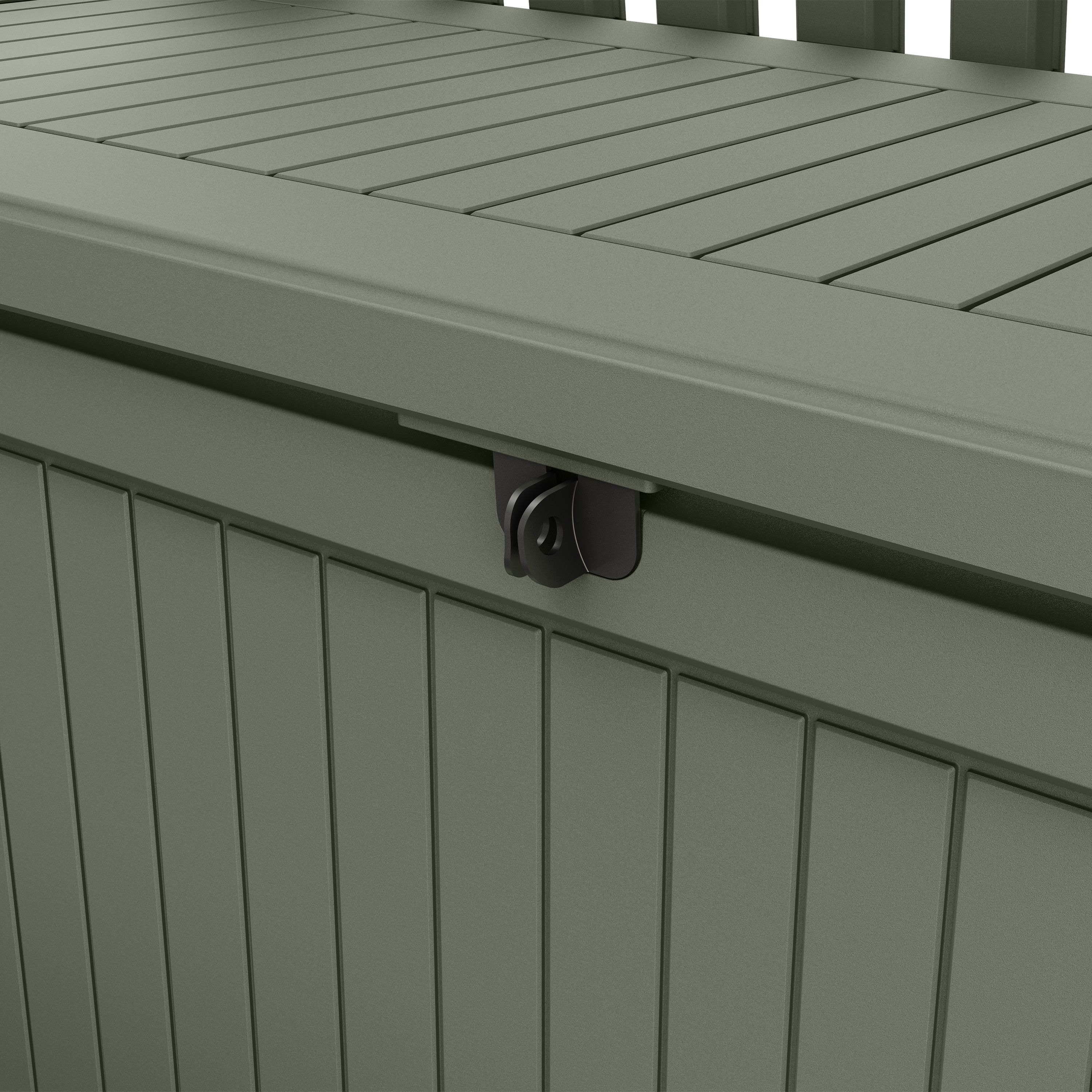 Keter Darwin Green Wooden Bench & storage box with 227L (W)132.7cm (H)89cm