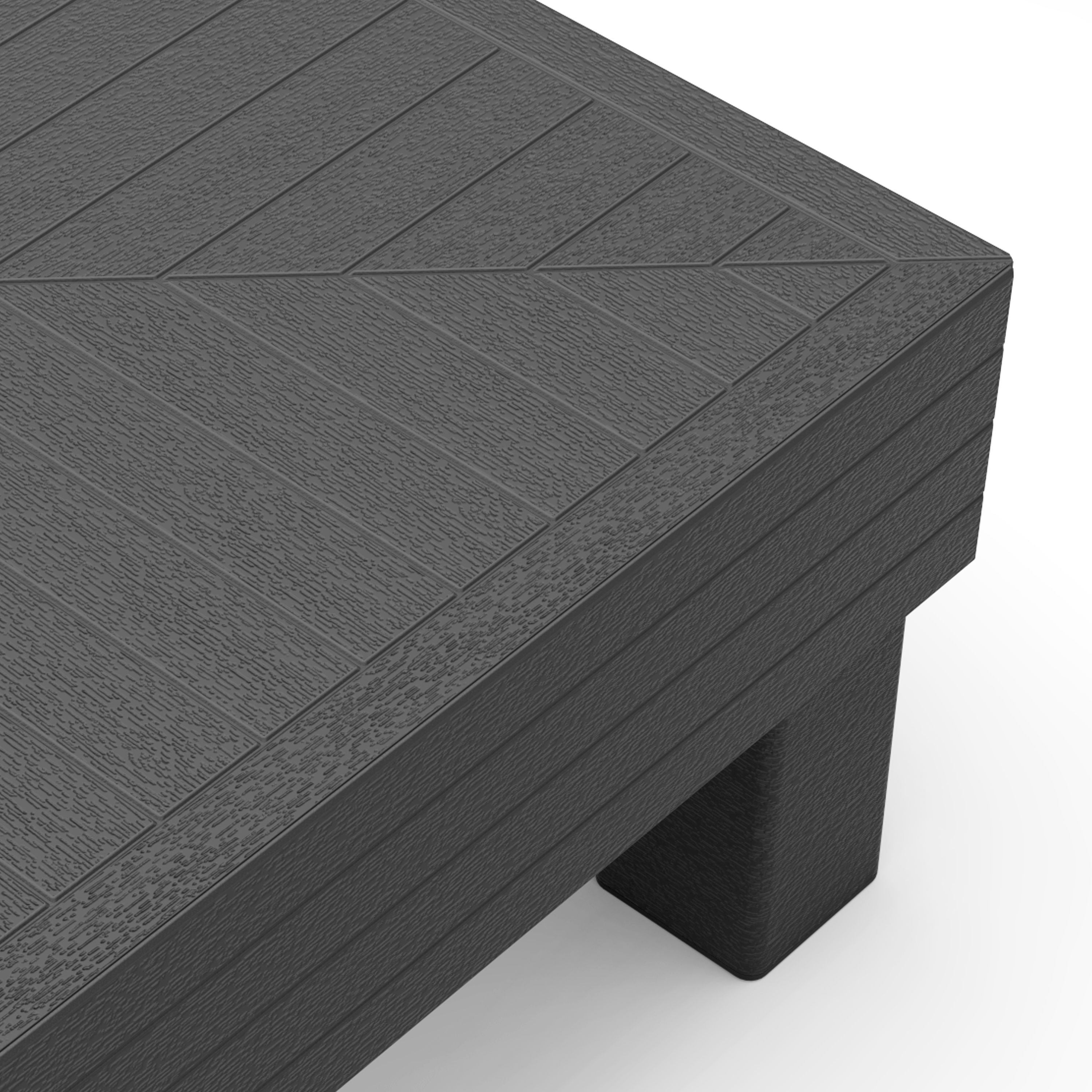 Keter Elements Grey 4 Seater Modular Seating (H) 80cm x (W) 65cm