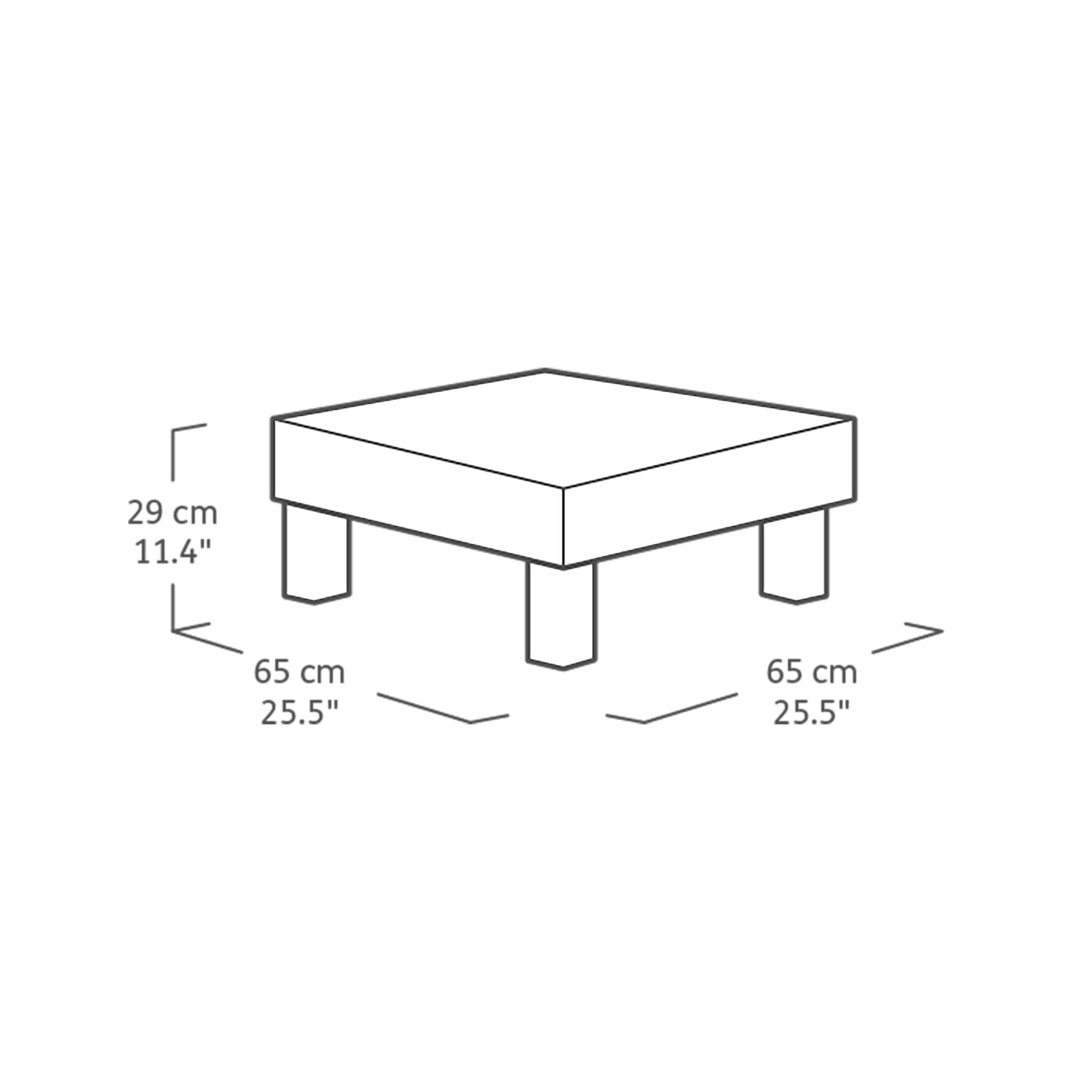Keter Elements Grey 4 Seater Modular Seating