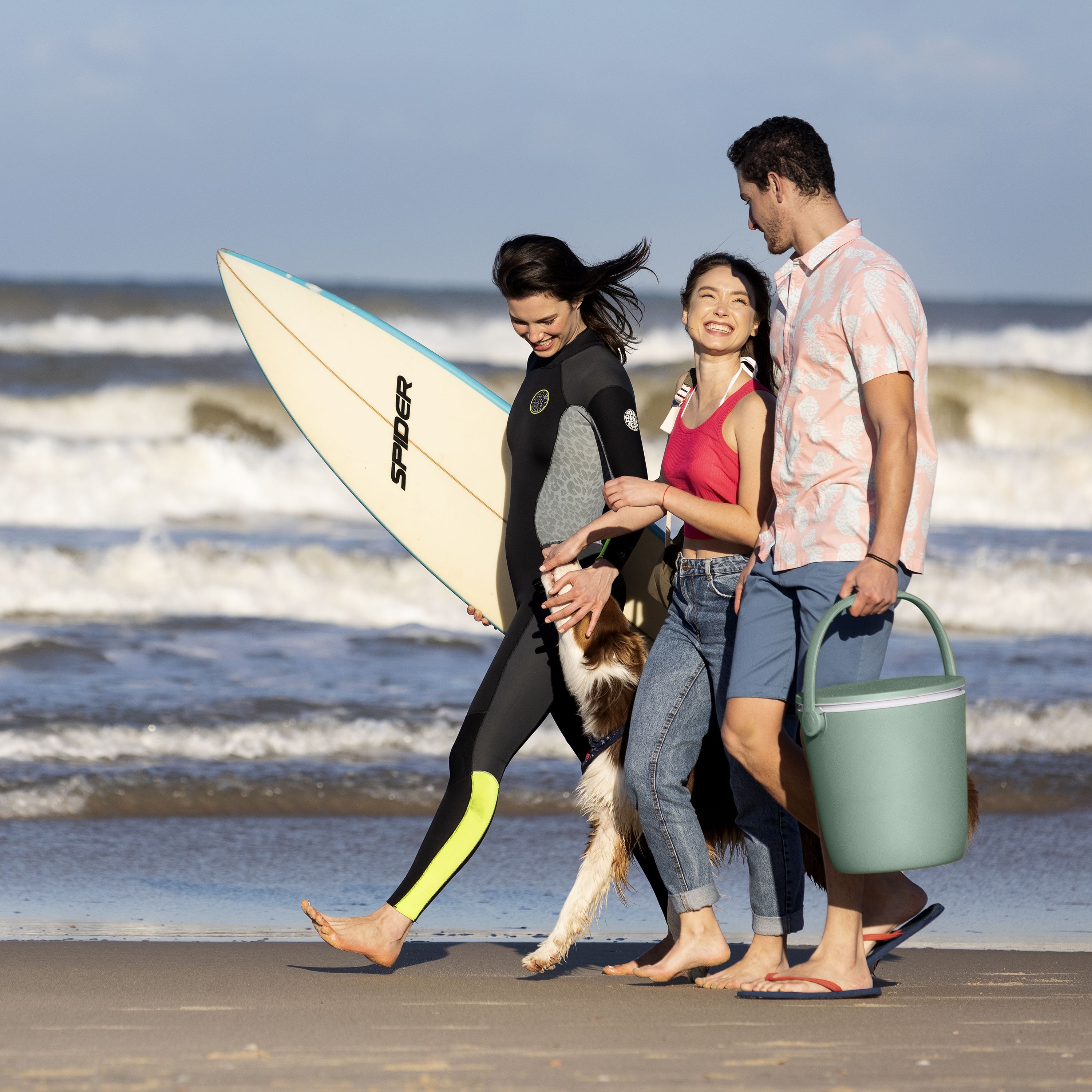 Keter Go Bar Vintage green Plastic Cool stool