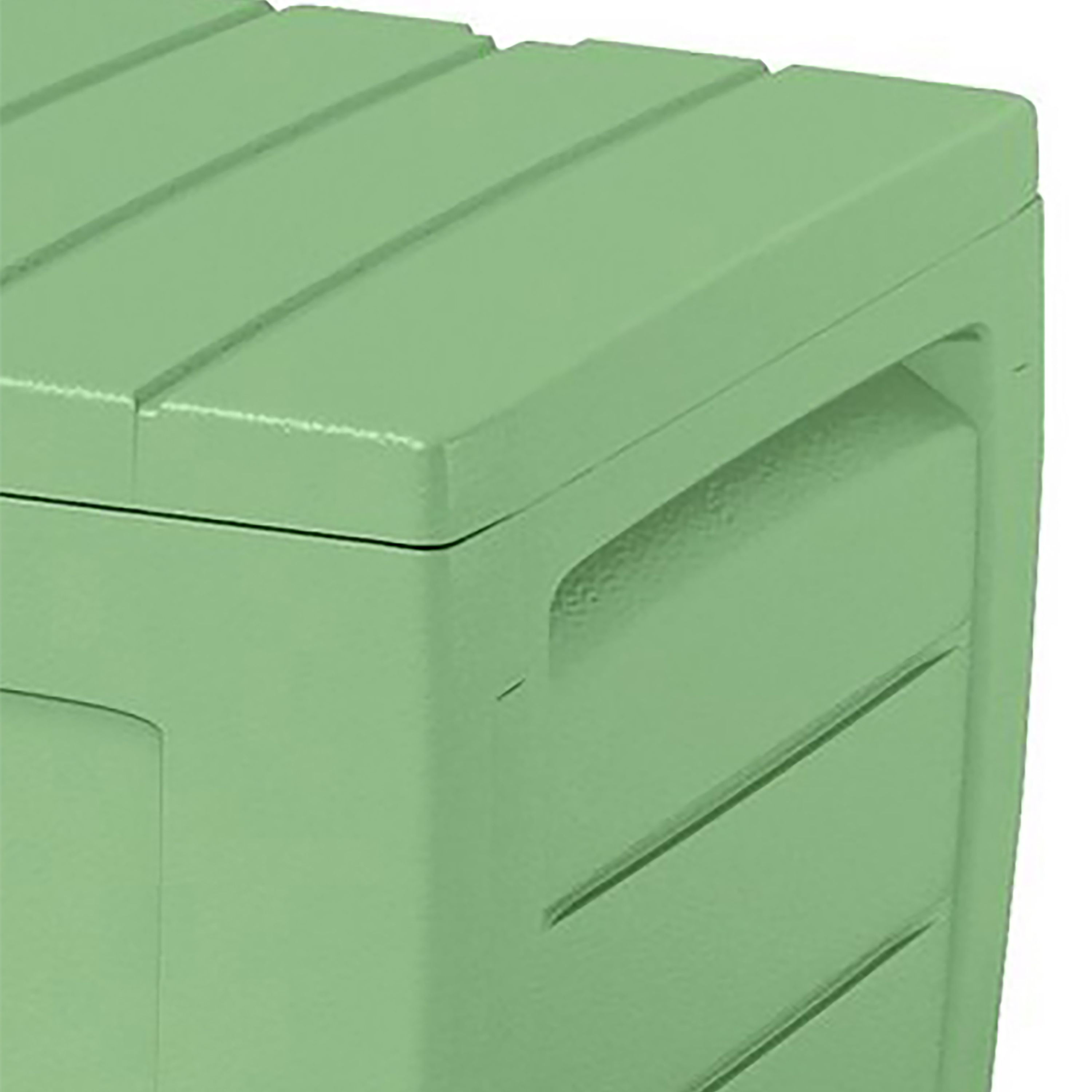 Keter Marvel plus Green 270L Garden storage box 4x1 ft (H)570mm (W)1145mm