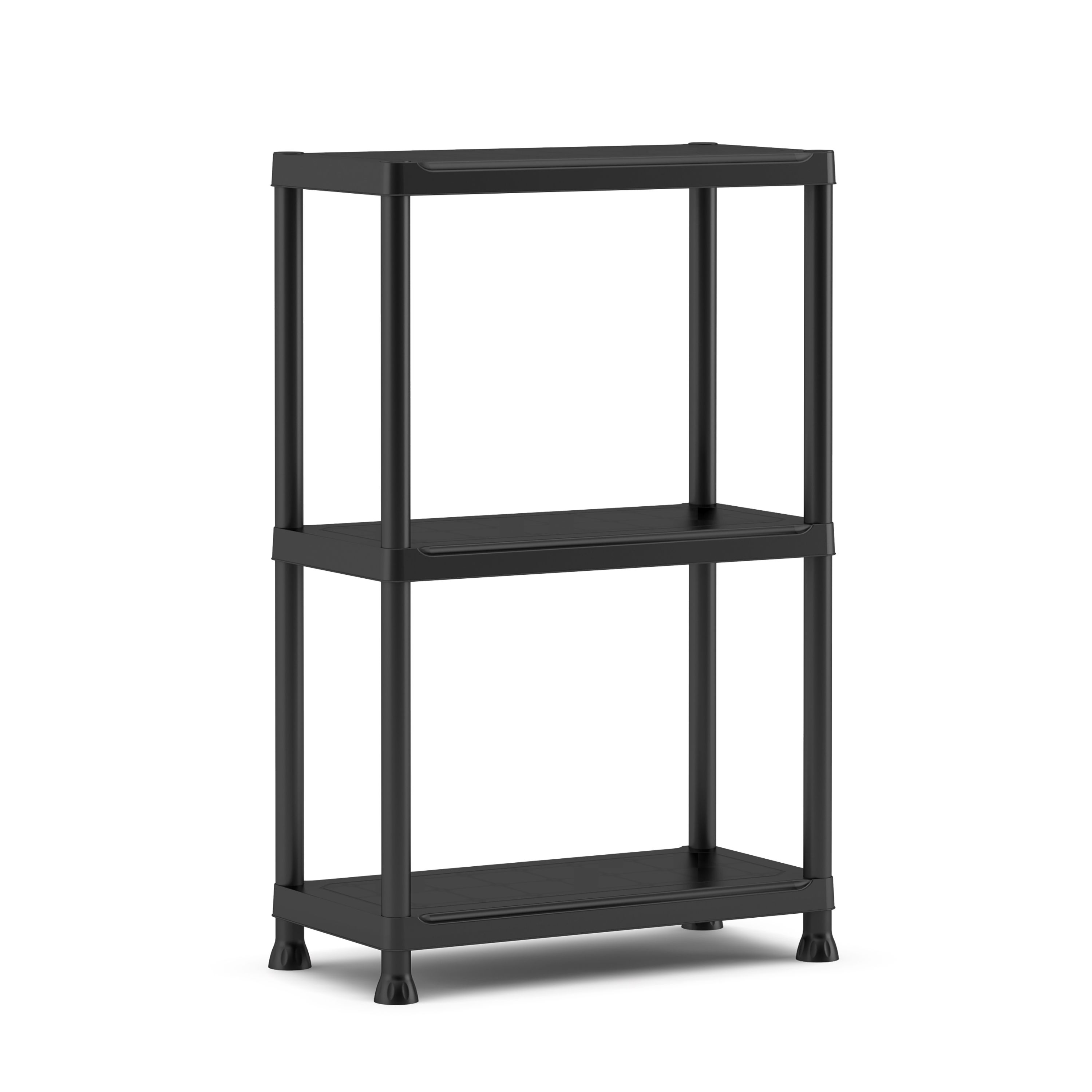 Keter Plus Shelf 3 shelf Plastic Shelving unit (H)900mm (W)600mm (D ...