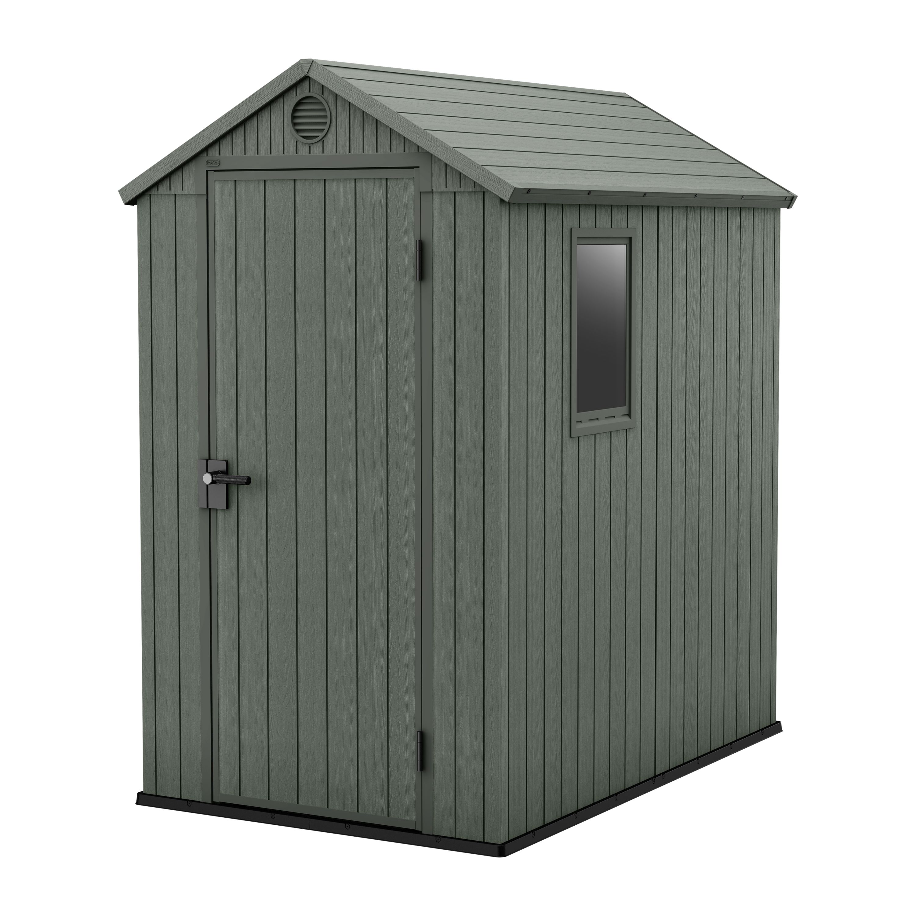 Keter Shed with floor & 1 window (Base included)