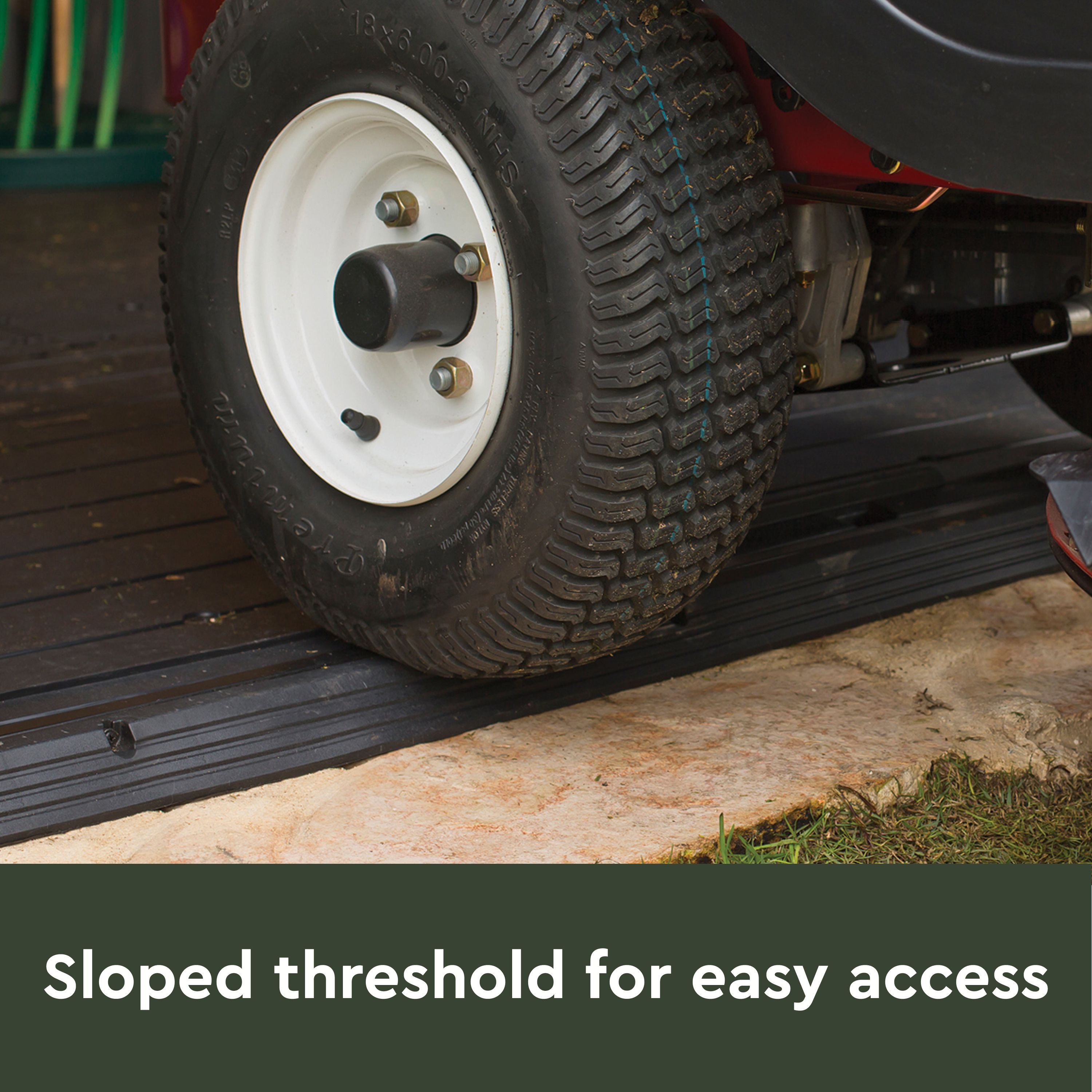 Keter Signature Decocoat 7x7 ft Pent Walnut Plastic 2 door Shed with ...