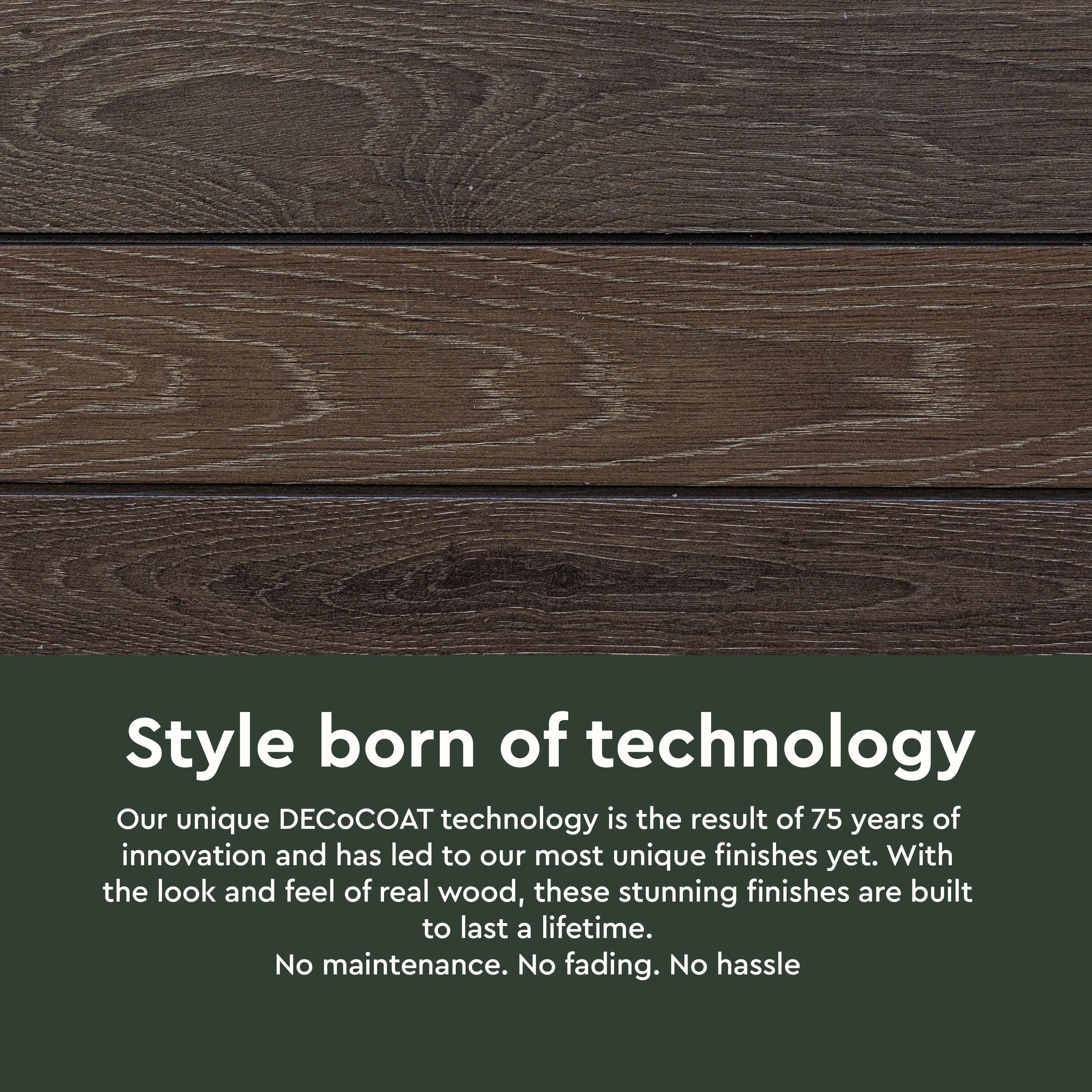 Keter Signature Decocoat Walnut 757L Garden storage box 5x2 ft (H)900mm (W)1517mm