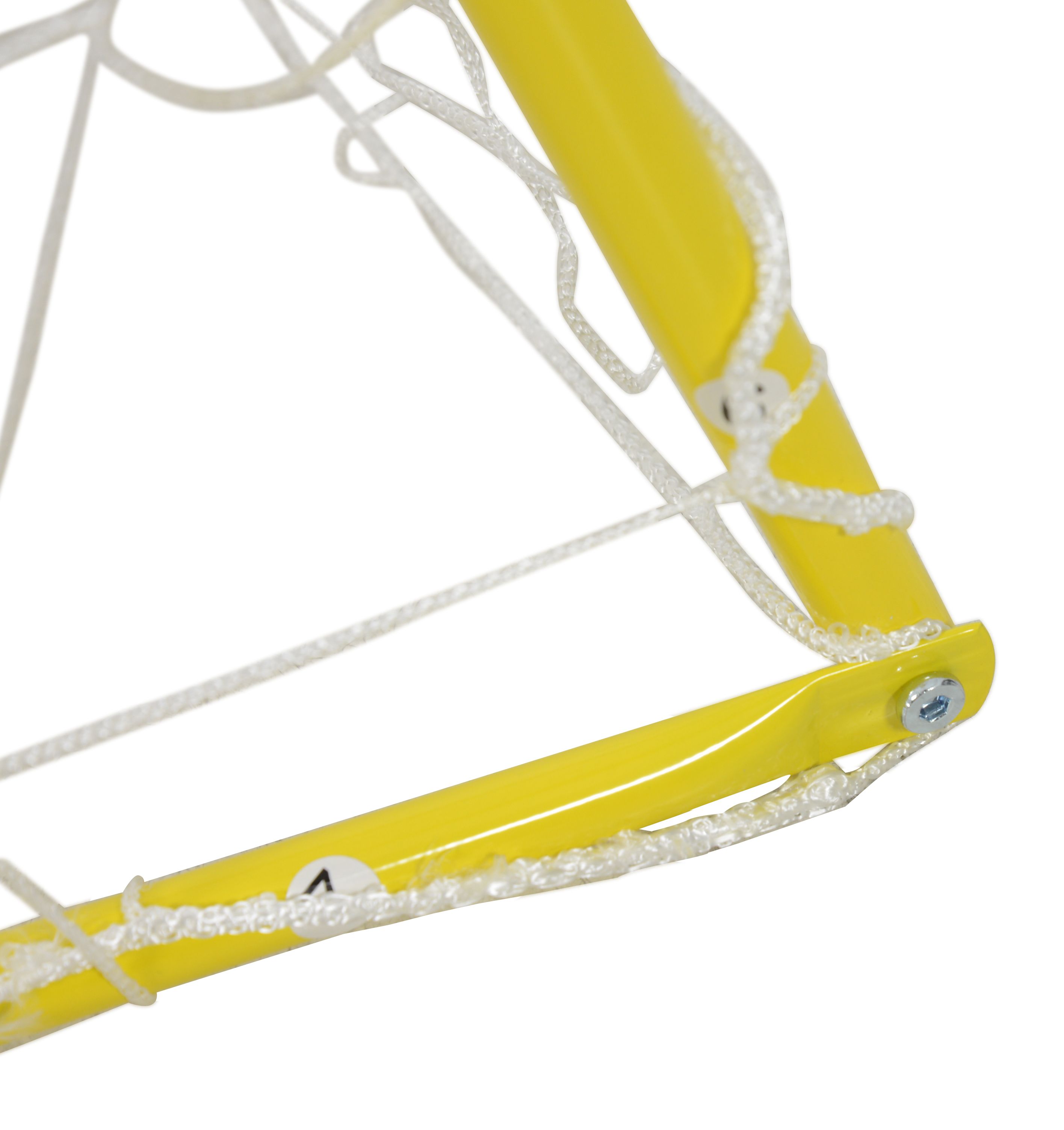 Kickmaster 8ft premier Black/Yellow Garden Goal