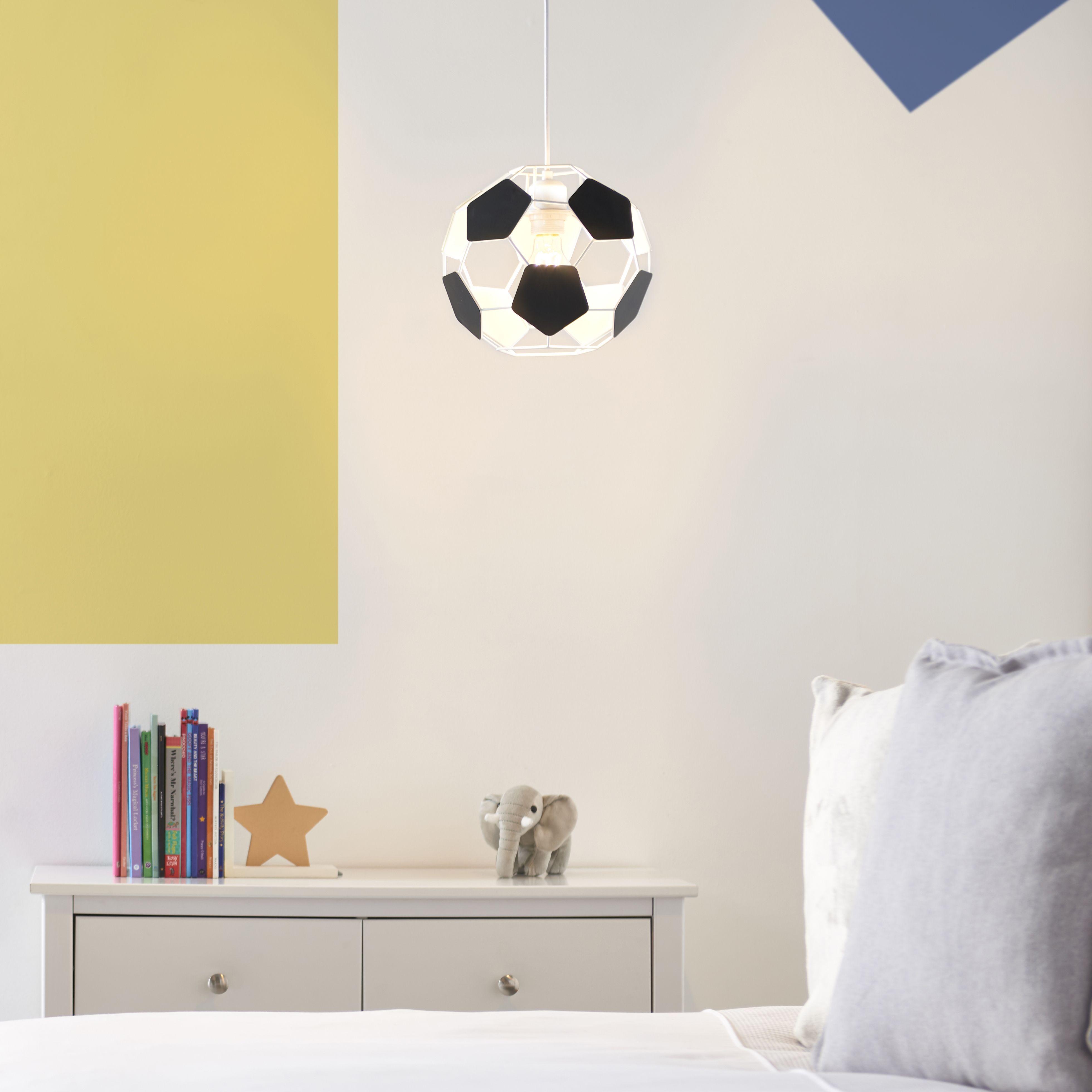 Kids Football Octagonal Lamp shade (D)24cm