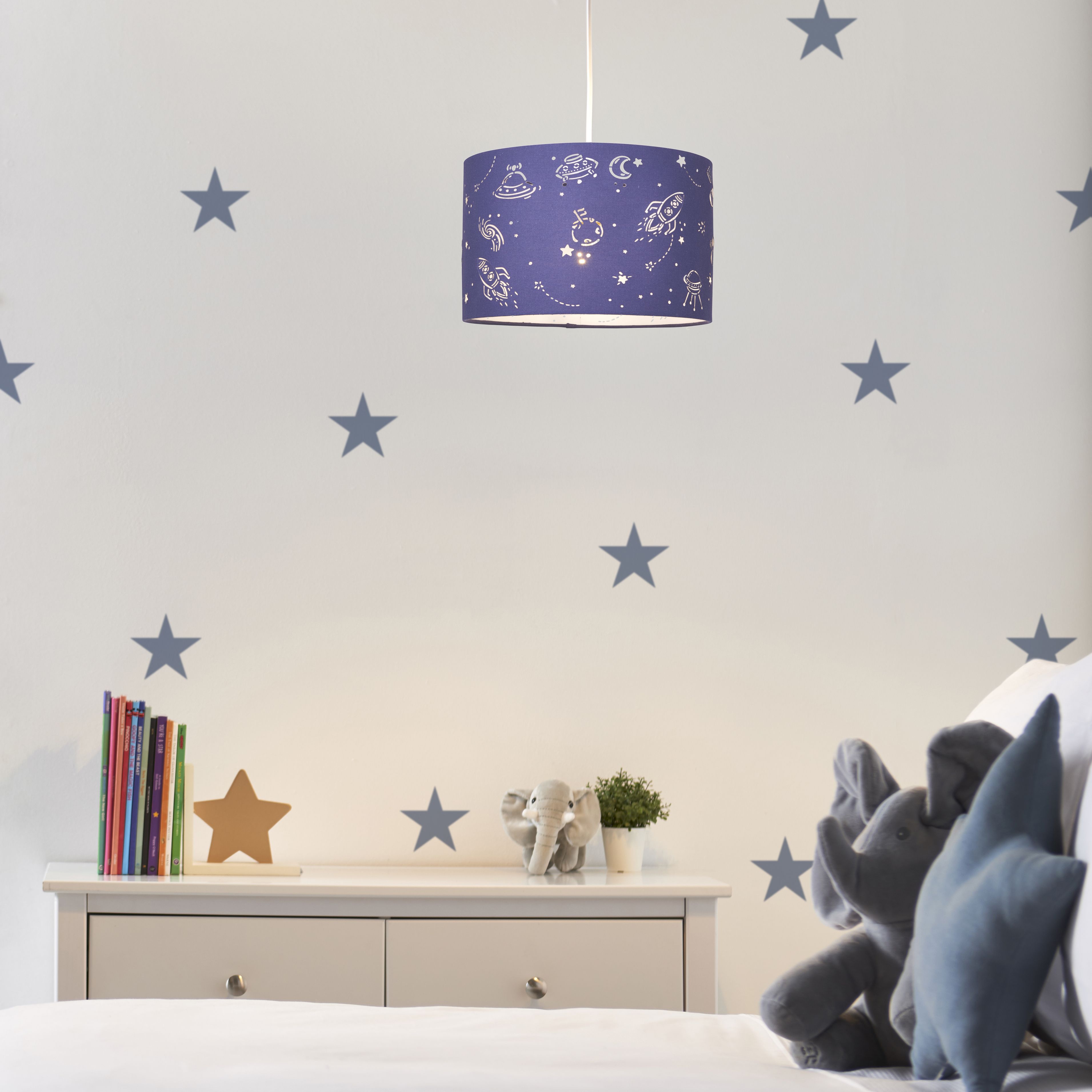 Kids Space Cylinder Lamp shade (D)25cm