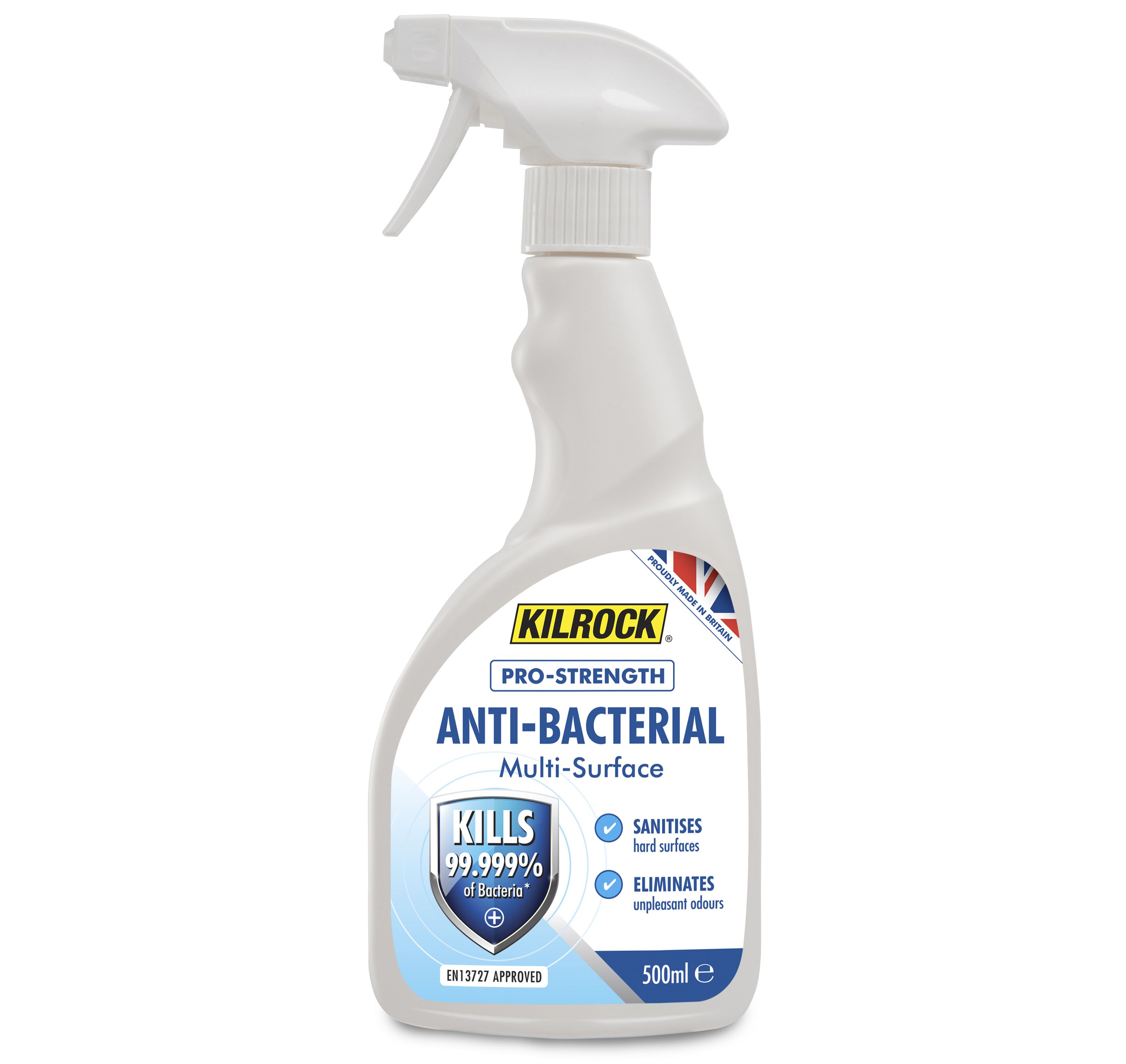 Kilrock Pro-strength Antibacterial Multi-surface Cleaning spray, 500ml