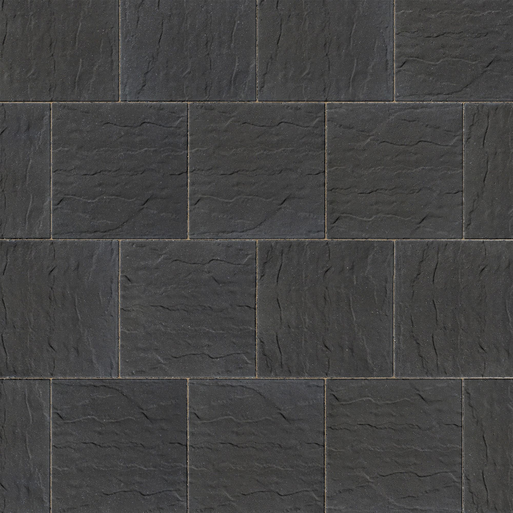 Kilsaran Cashel Charcoal Concrete Paving slab (L)400mm (W)400mm