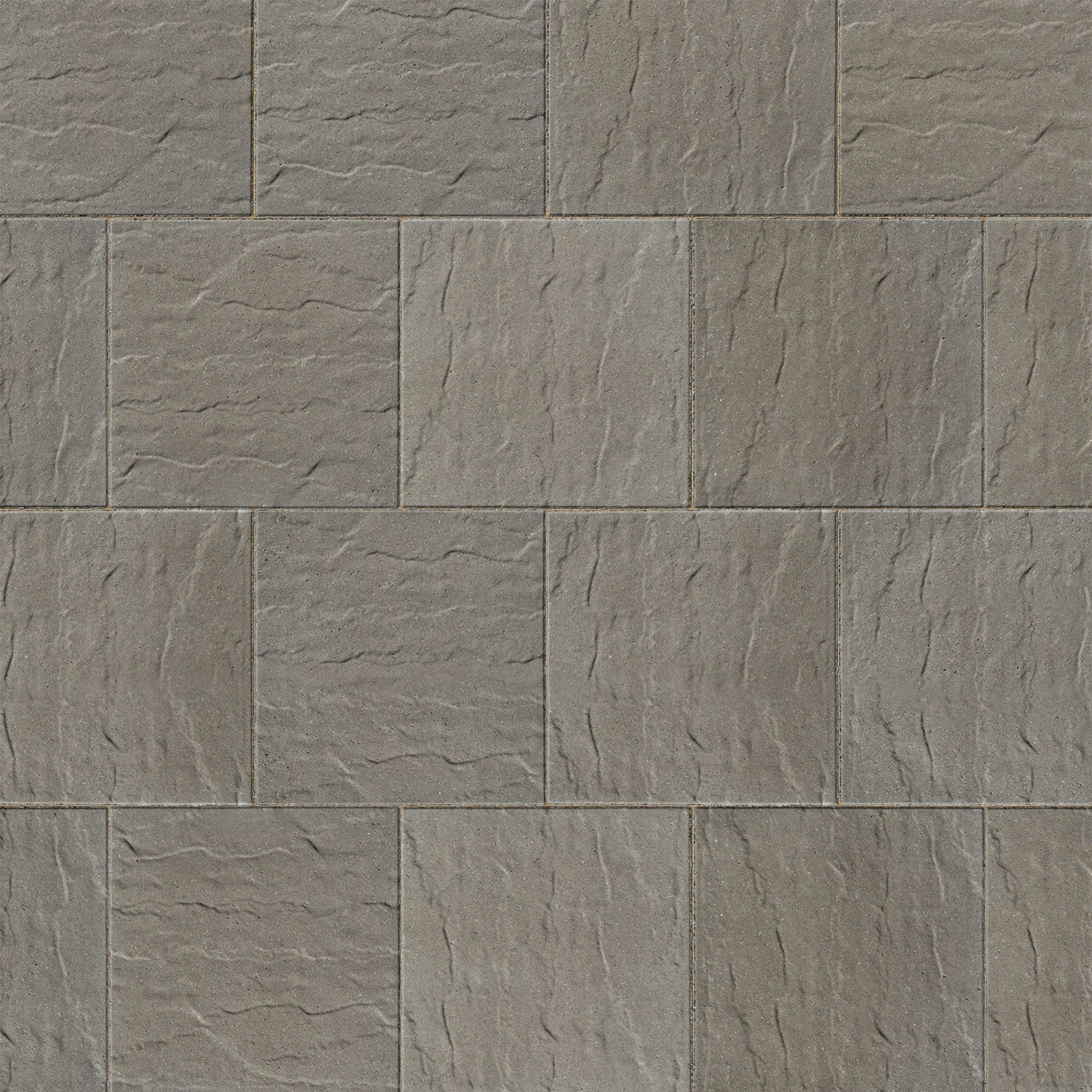 Kilsaran Cashel Grey Natural stone Paving slab (L)400mm (W)400mm