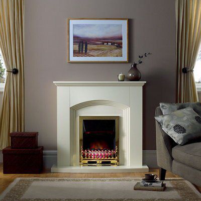 Kirkdale 2kW Cream Electric Fire