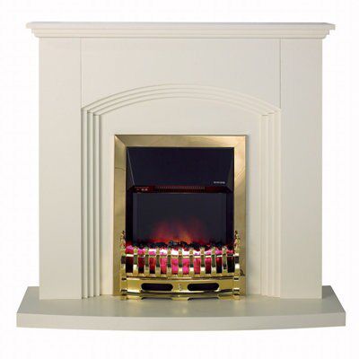 Kirkdale Cream Electric Fire Kirkdale FS50805729 | DIY at B&Q
