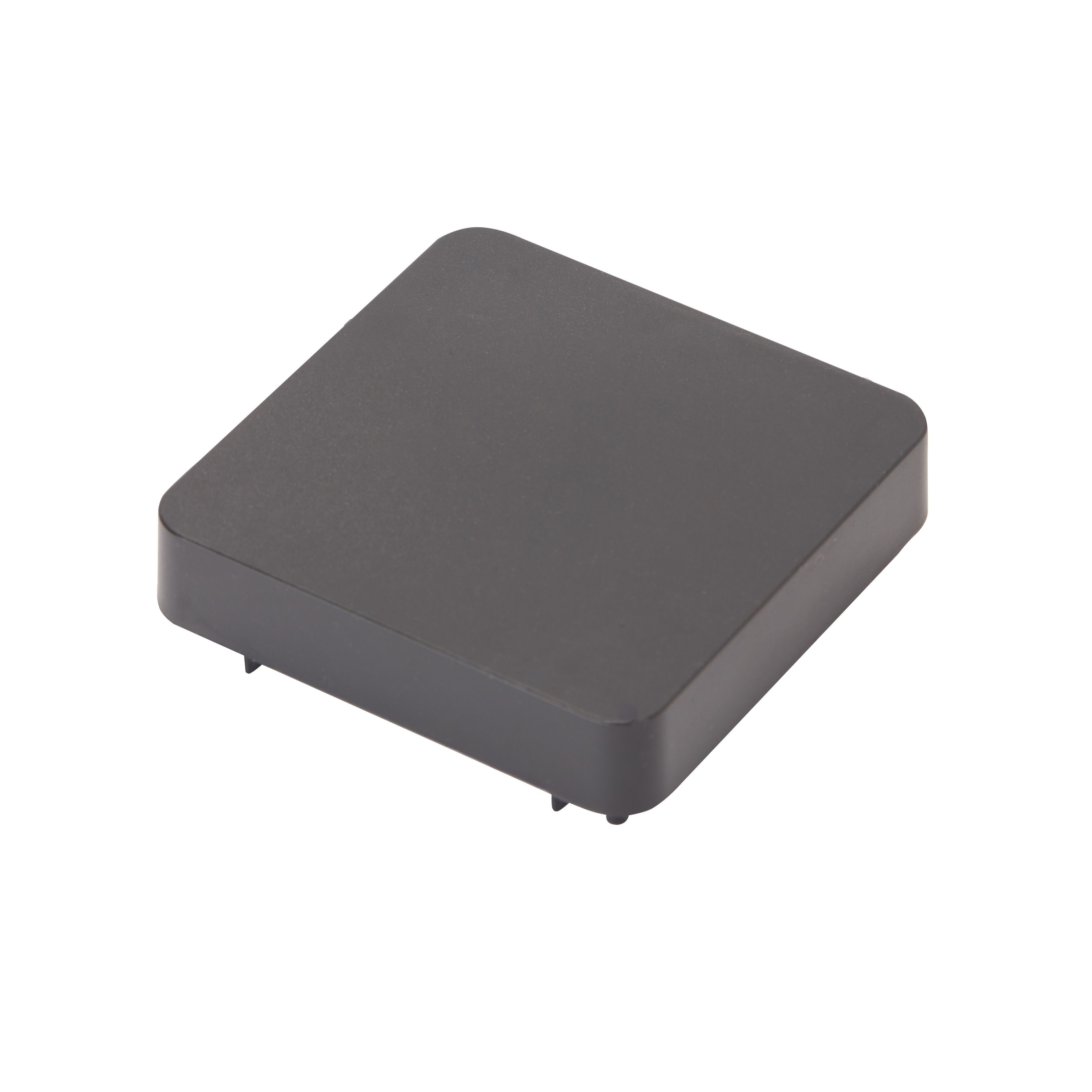 Klikstrom Neva Stainless steel Post cap (W)75mm (D)75mm