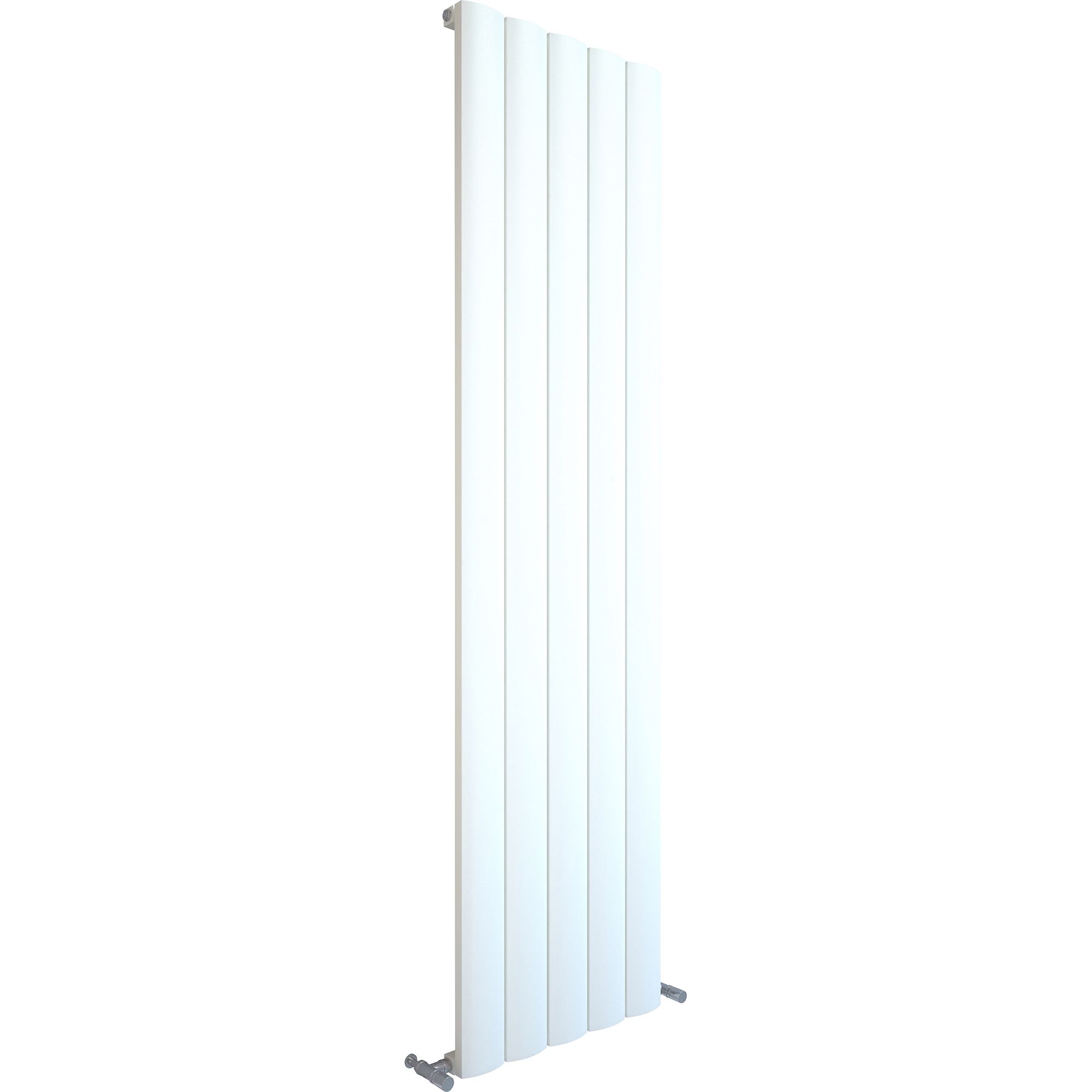 Kudox AluLite White Vertical Designer Radiator, (W)470mm x (H)1800mm ...