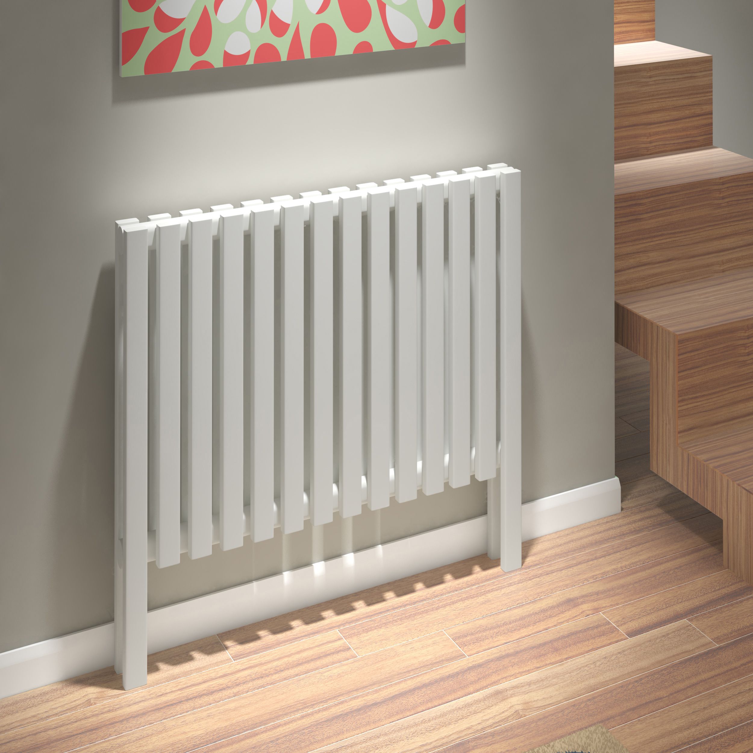 Kudox Axim 5060235346804 White Horizontal Designer Radiator, (W)820mm x ...