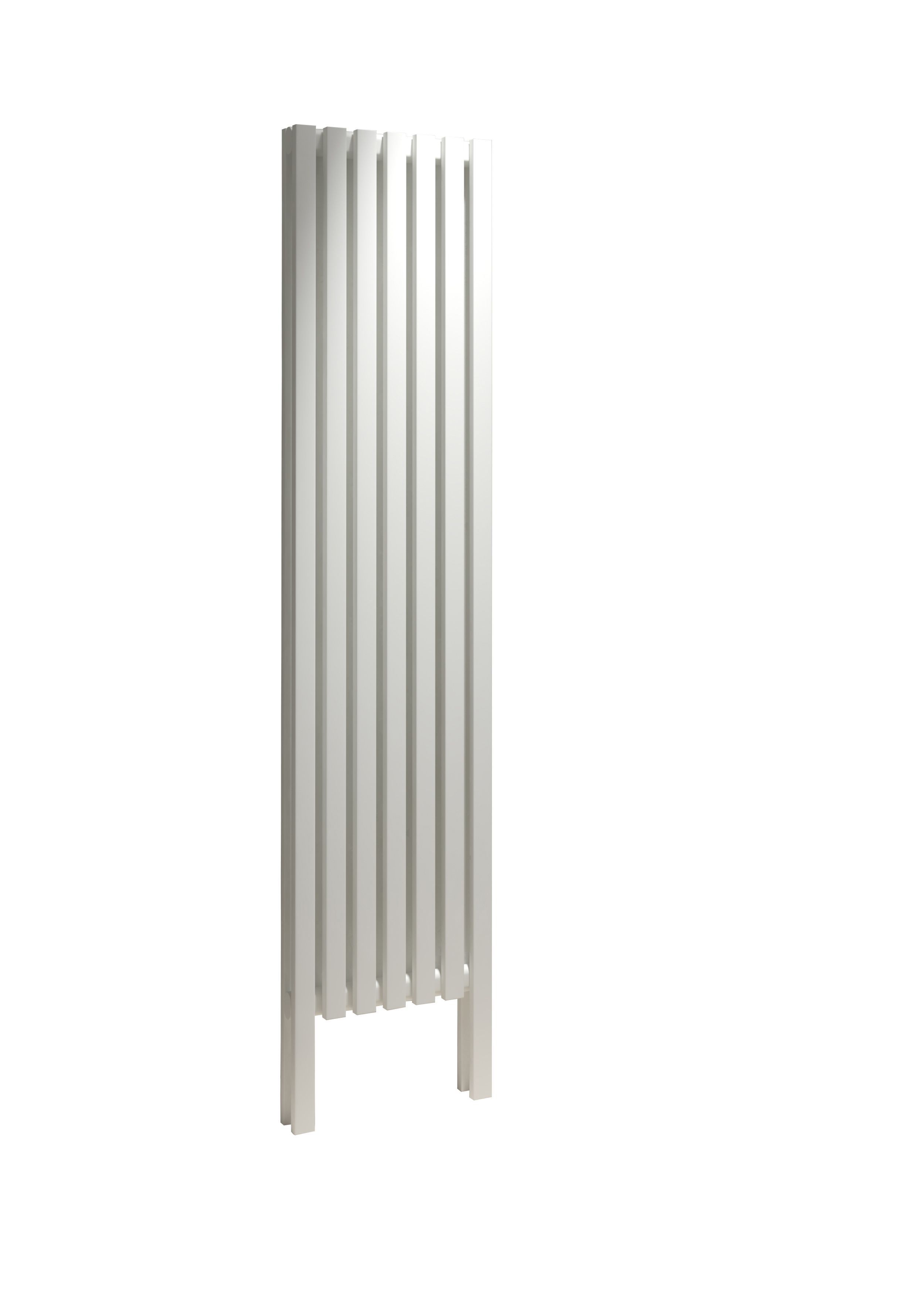 Kudox Axim Vertical Designer Radiator, White (W)400mm (H)1800mm | DIY ...