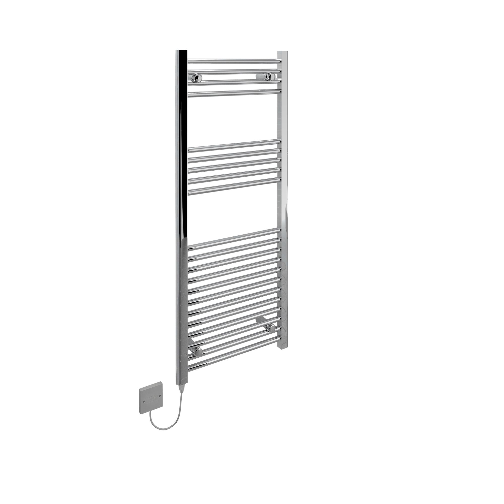 Kudox Lst electric Towel radiator (W)500mm (H)1200mm | DIY at B&Q