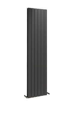 Kudox Tira Anthracite Vertical Panel Radiator, (W)440mm x (H)1800mm ...