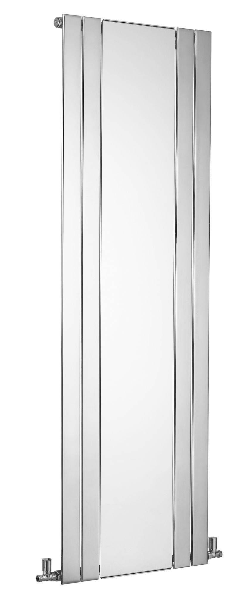 Kudox Tova Mirror Chrome Vertical Designer Radiator, (W)600mm x (H)1800mm