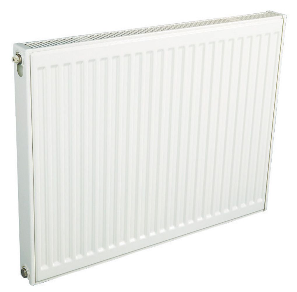 Kudox White Type 11 Single Panel Radiator, (W)600mm x (H)300mm
