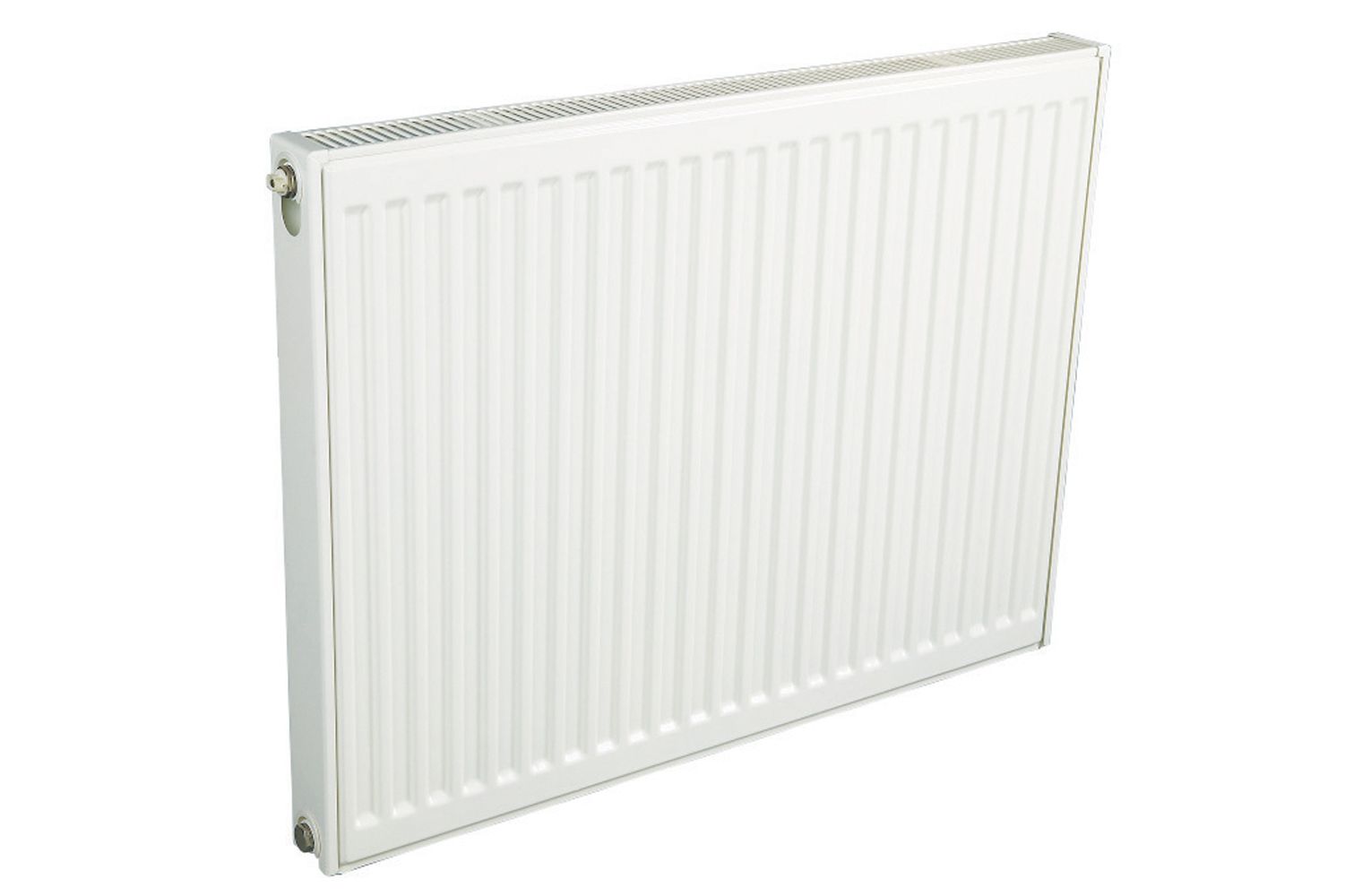 Kudox White Type 11 Single Panel Radiator, (W)600mm x (H)500mm