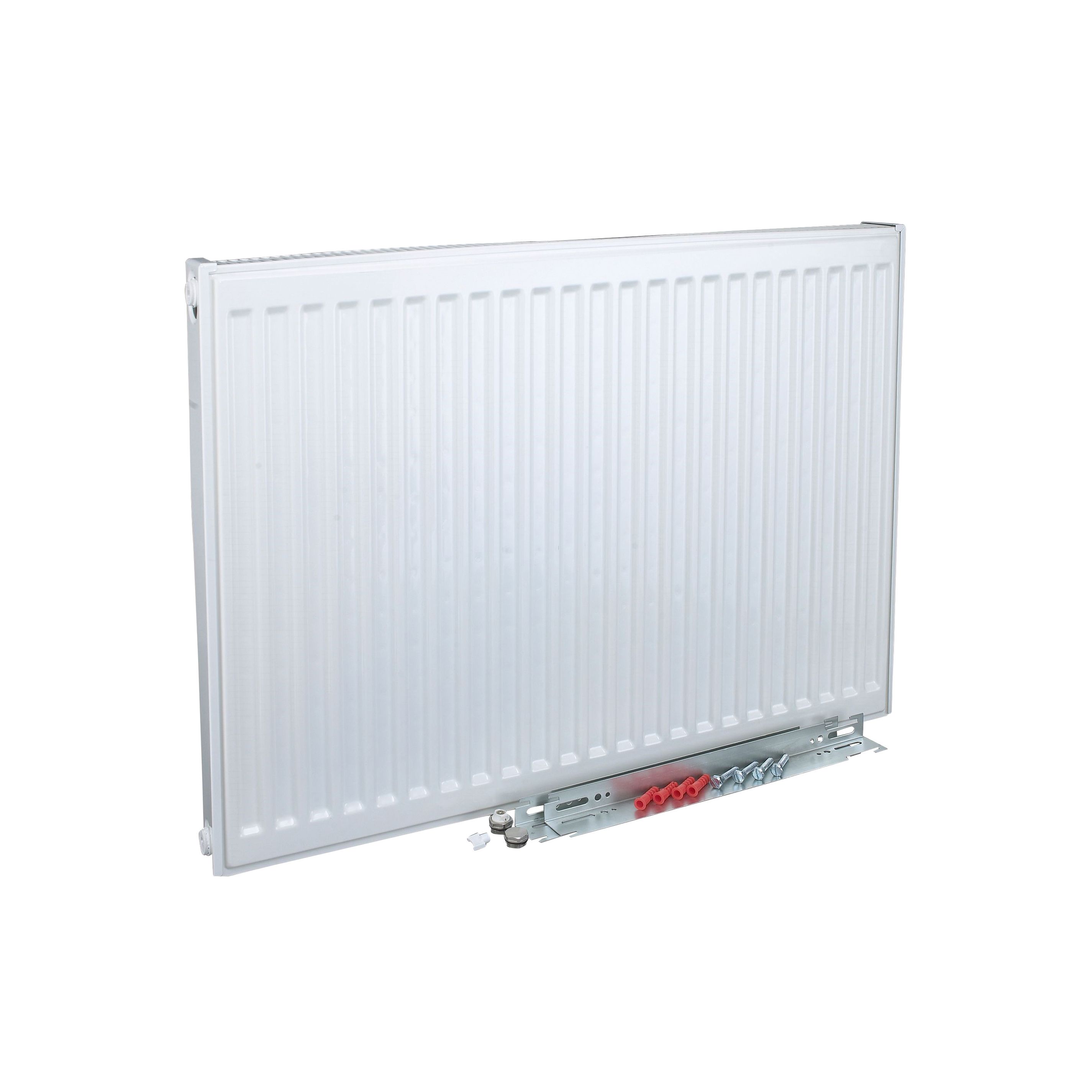 Kudox White Type 11 Single Panel Radiator, (W)900mm x (H)400mm