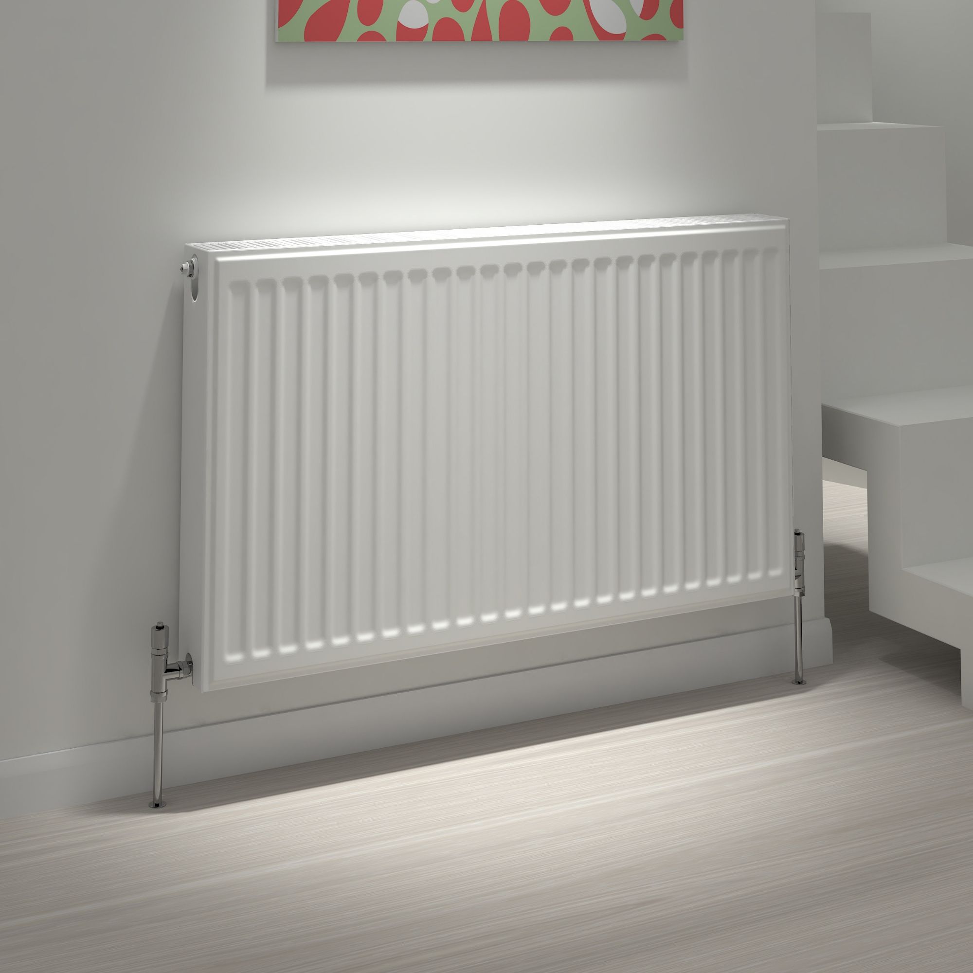 Kudox White Type 21 Double plus Panel Radiator, (W)800mm x (H)600mm ...