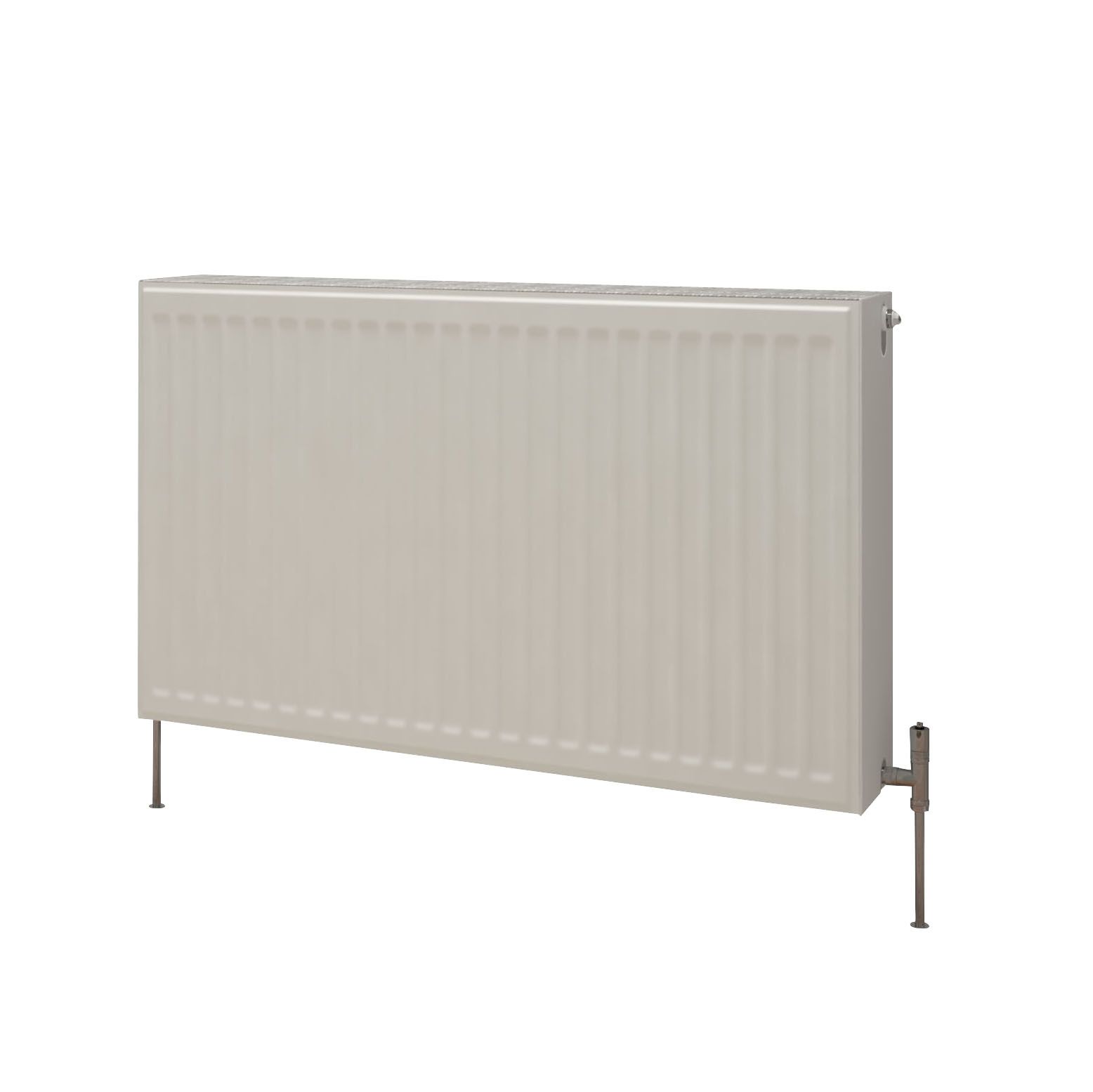 Kudox White Type 21 Panel Radiator, (W)1100mm x (H)700mm