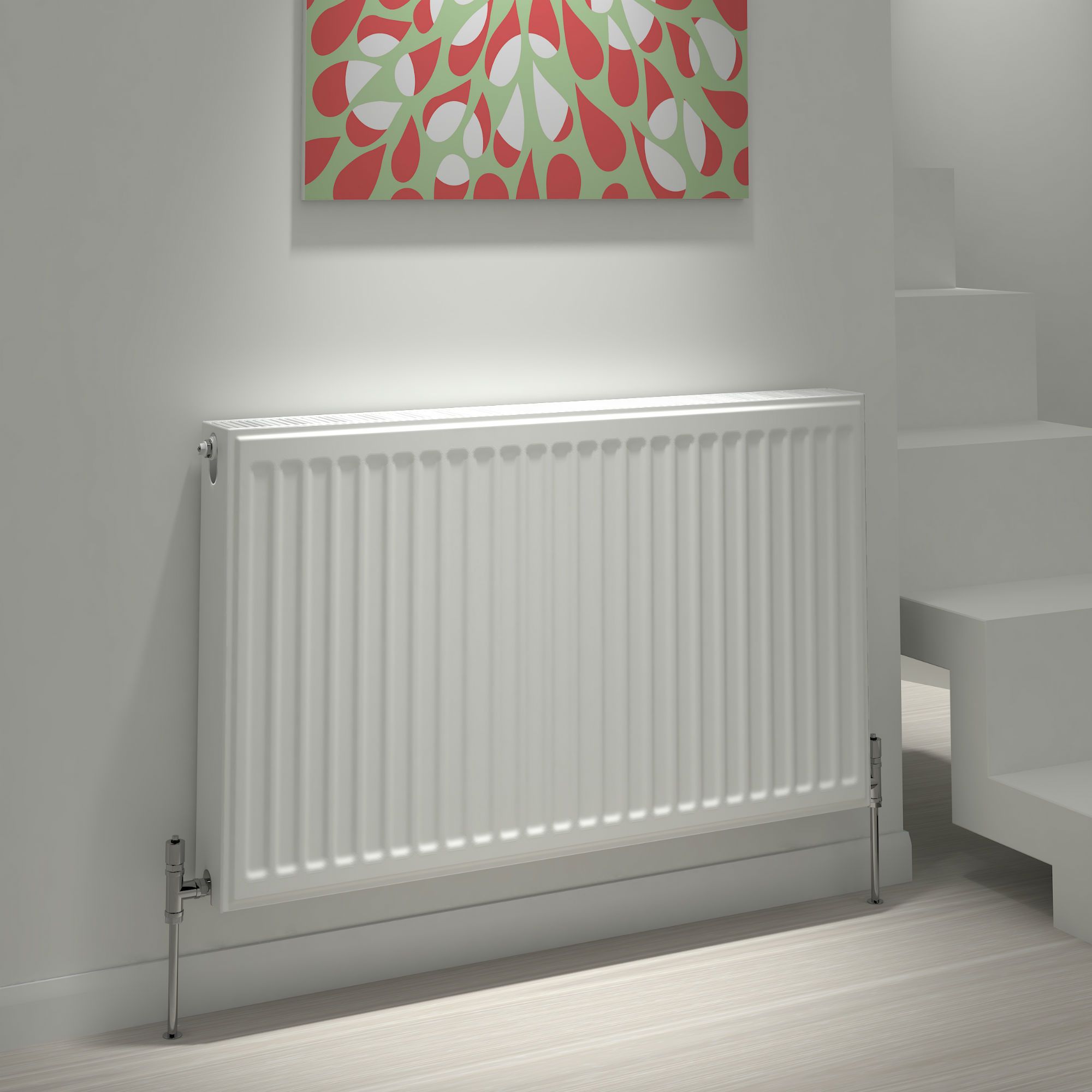Kudox White Type 22 Double Panel Radiator, (W)600mm x (H)500mm | DIY at B&Q