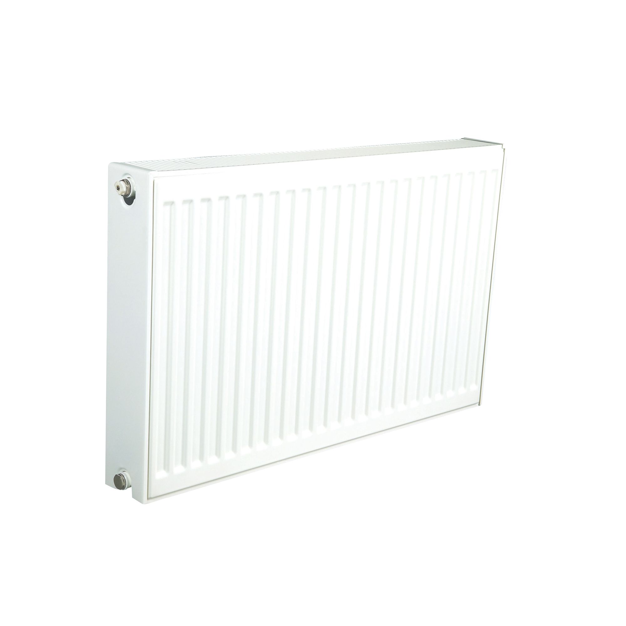 Kudox White Type 22 Double Panel Radiator, (W)800mm x (H)500mm