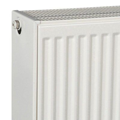 Kudox White Type 33 Panel Radiator, (W)1400mm x (H)300mm
