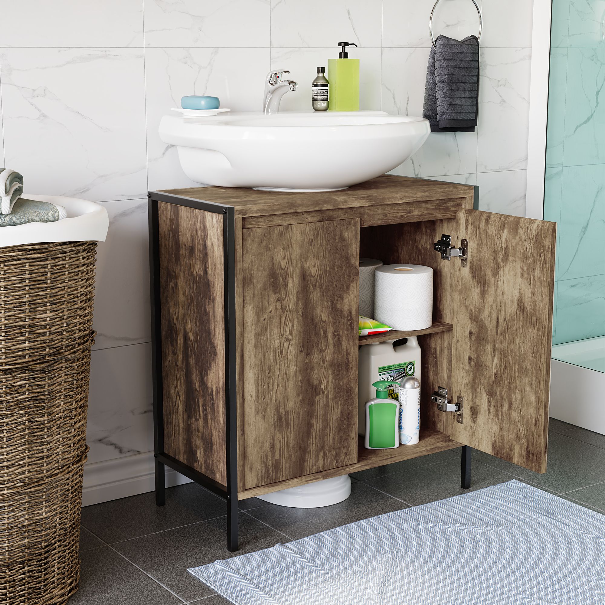 B&q bathroom under sink unit store