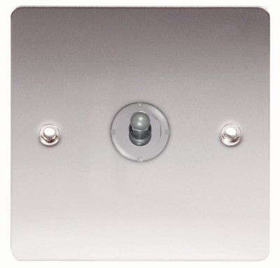 LAP 10A 2 way Flat plate Toggle Switch | DIY at B&Q
