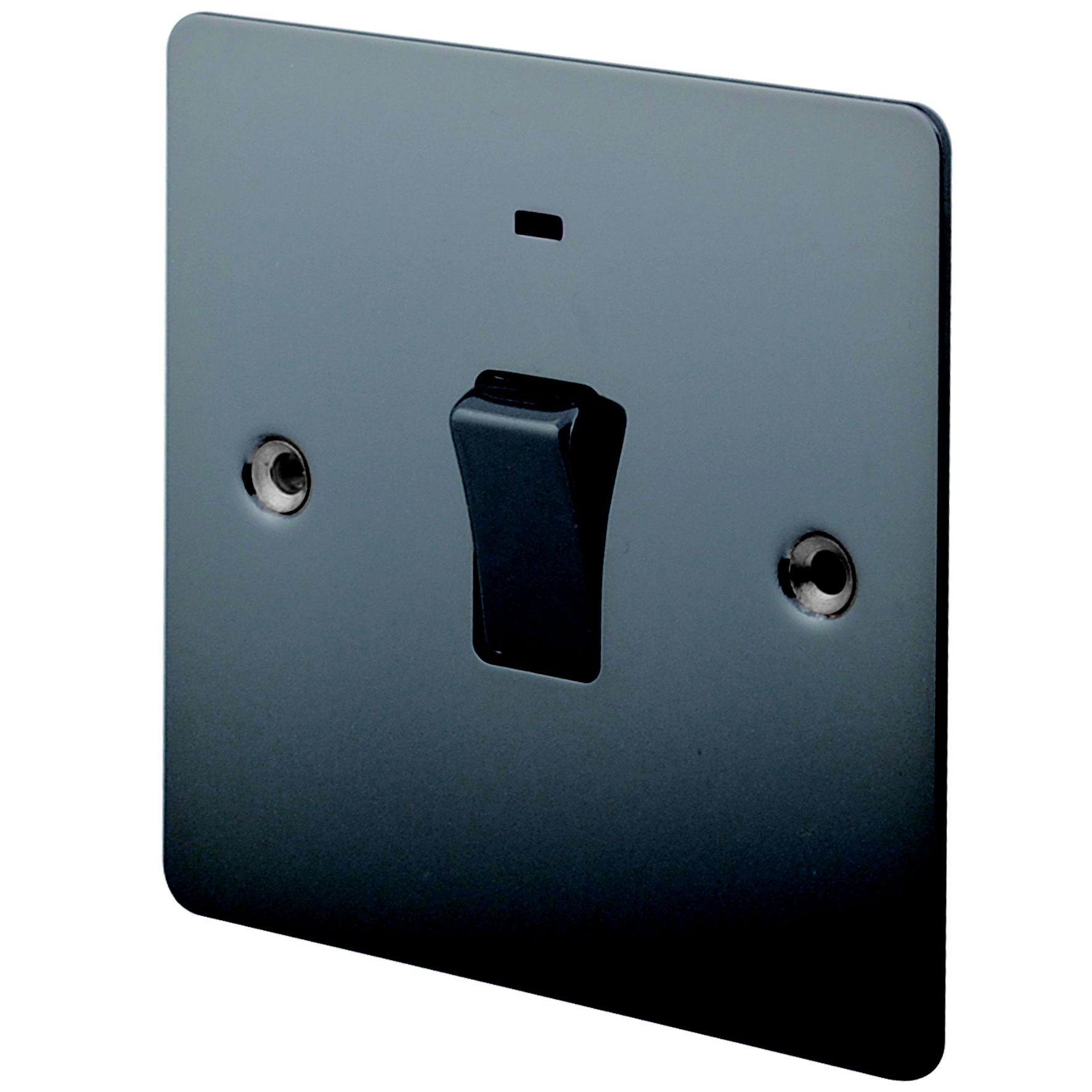 LAP 20A Flat Control switch Matt Black Nickel effect