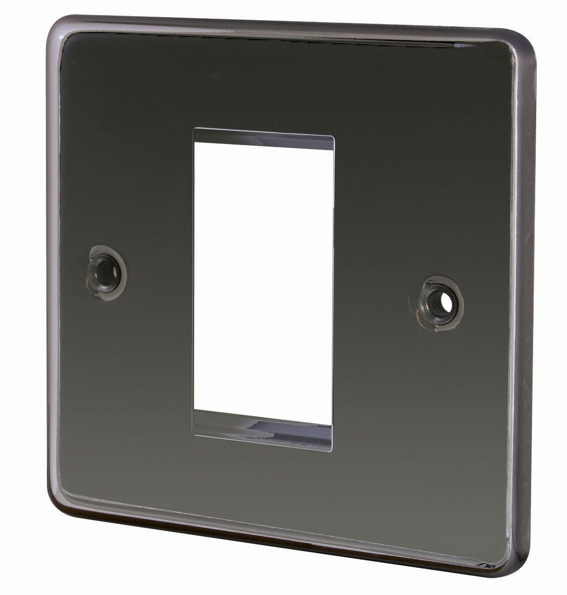 LAP Black Modular outlet plate