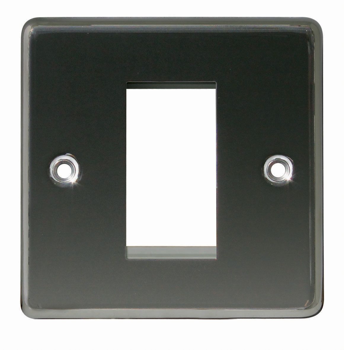 LAP Black Modular outlet plate