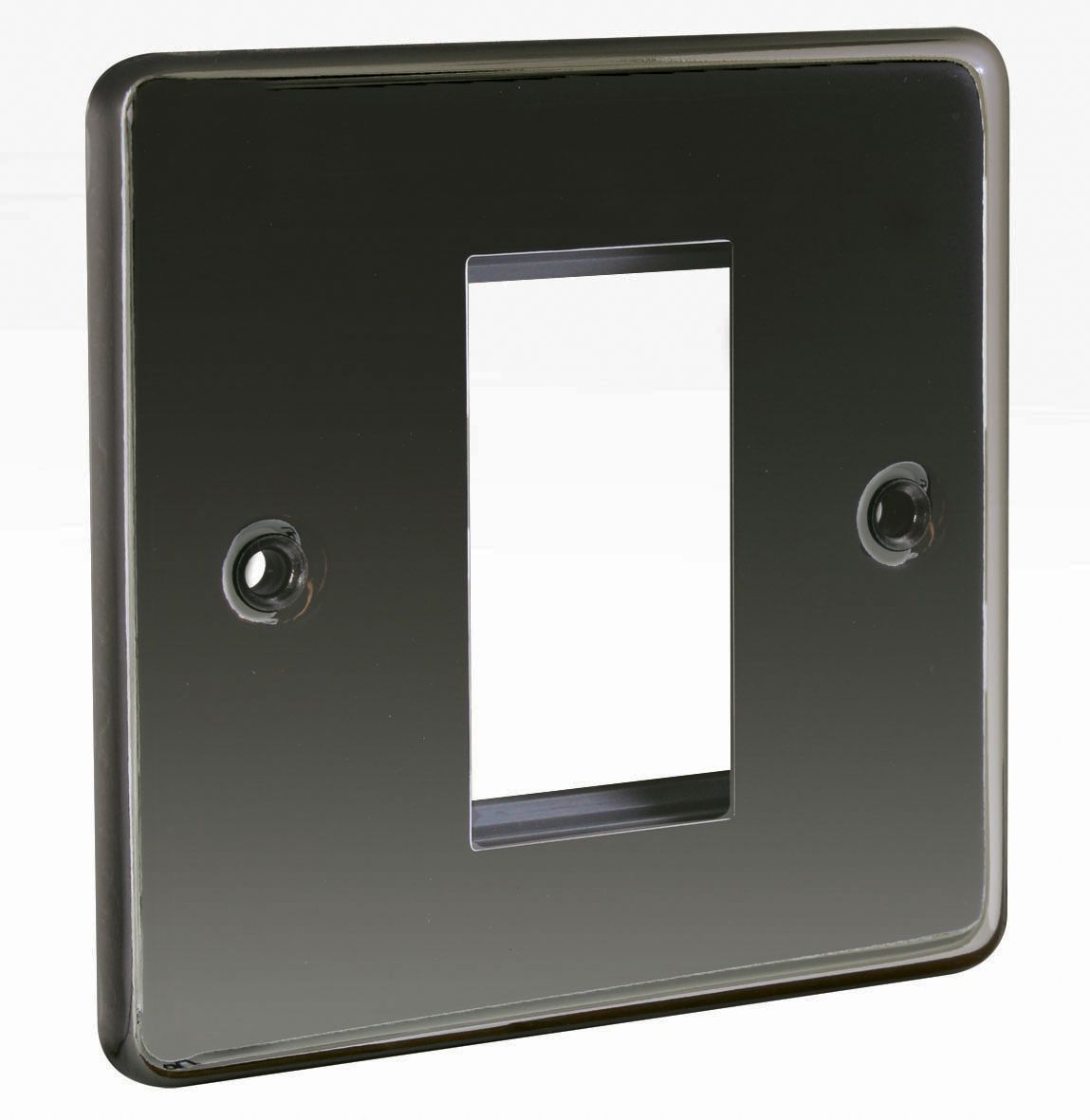 LAP Black Modular outlet plate