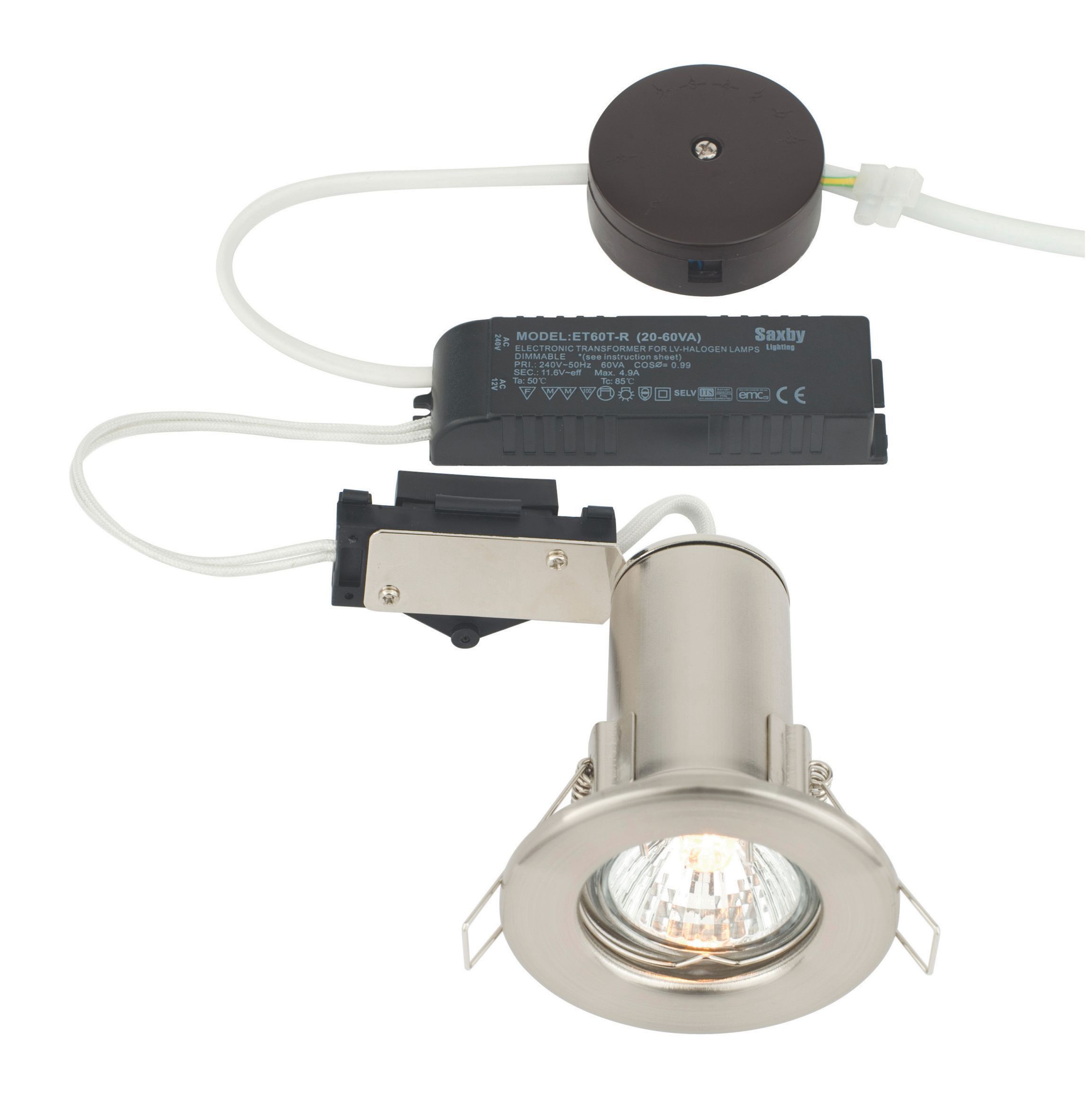 LAP Chrome effect Fire-rated Downlight 50W